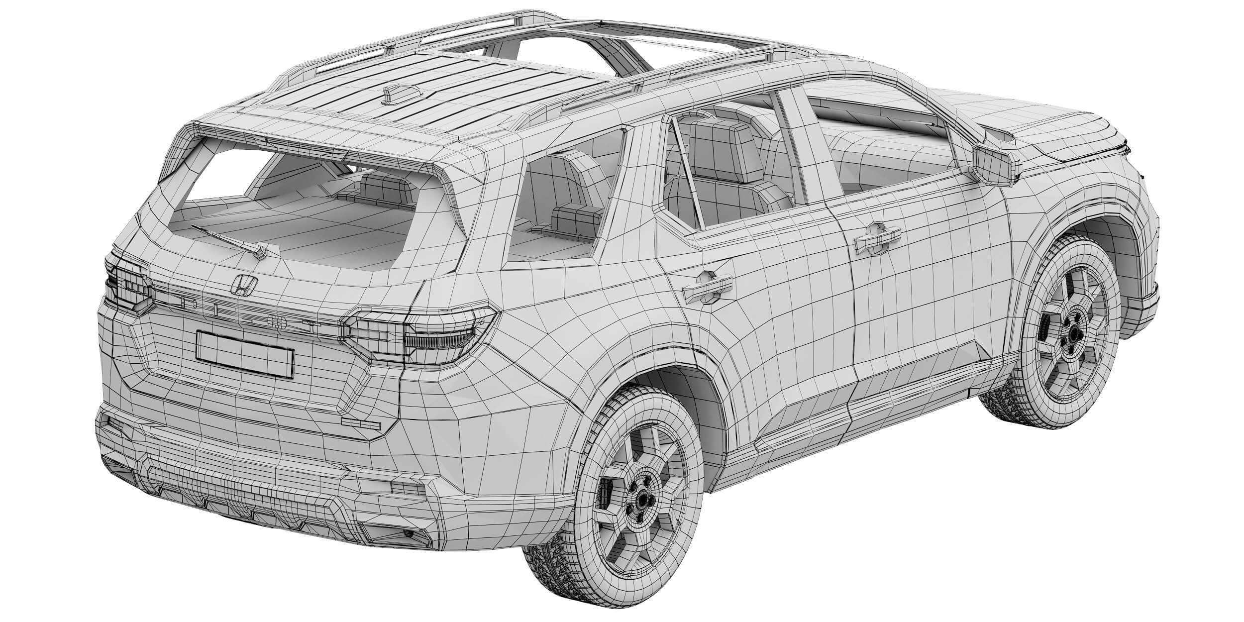 Honda Pilot 2023 - 3D Model by zifir3d