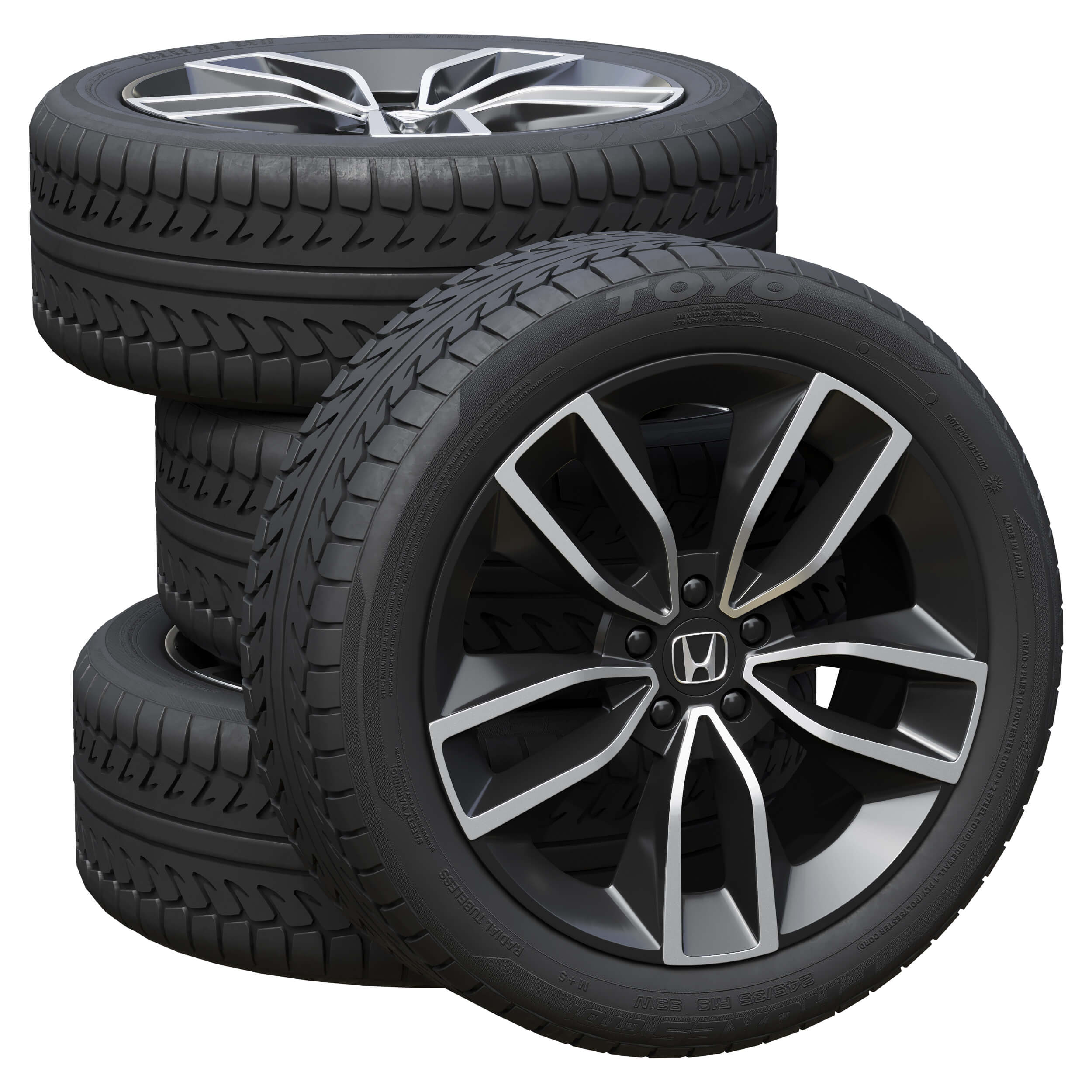 Honda Tires - 3D Model by zifir3d