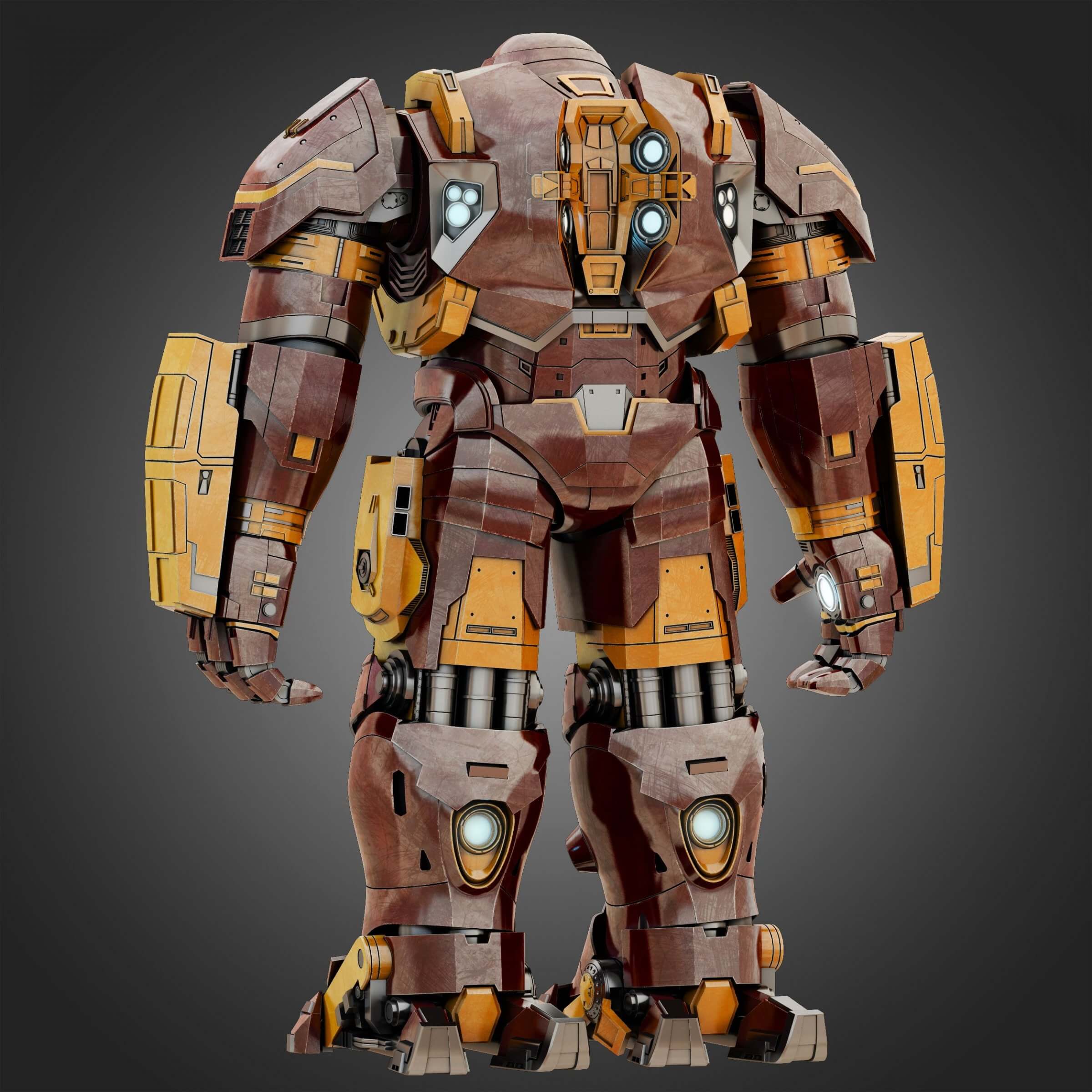 Hulkbuster from Avengers Age of Ultron - 3D Model by zifir3d