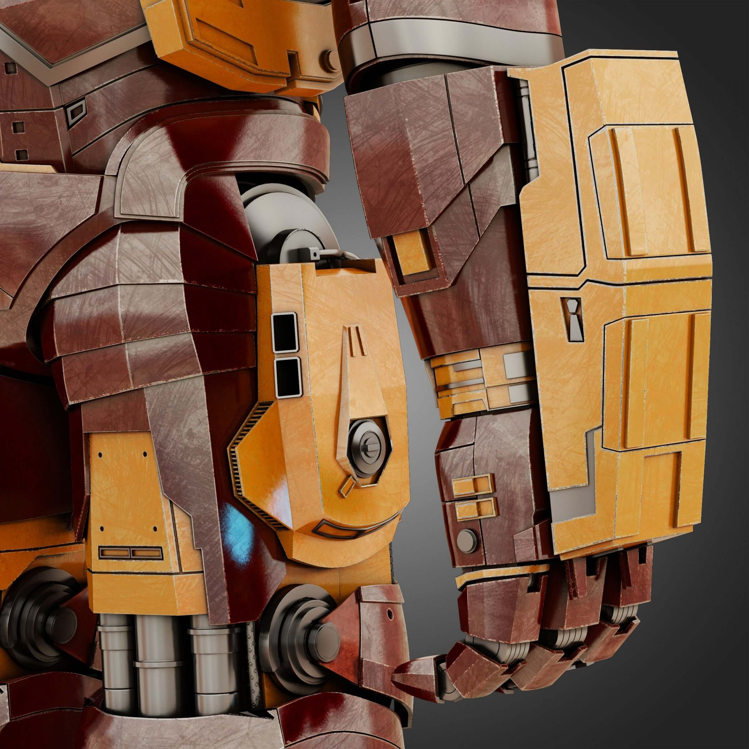 Hulkbuster from Avengers Age of Ultron - 3D Model by zifir3d