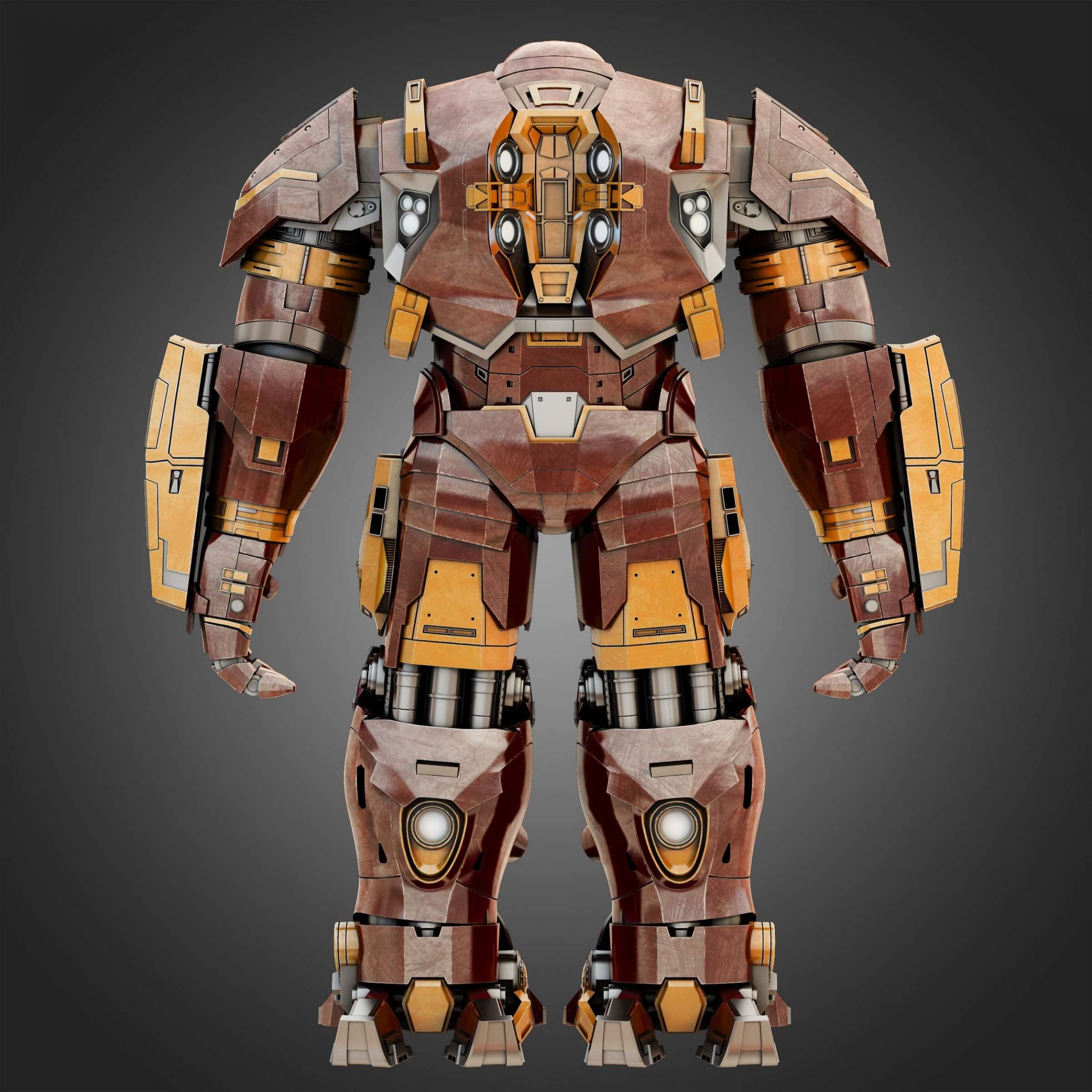 Hulkbuster from Avengers Age of Ultron - 3D Model by zifir3d