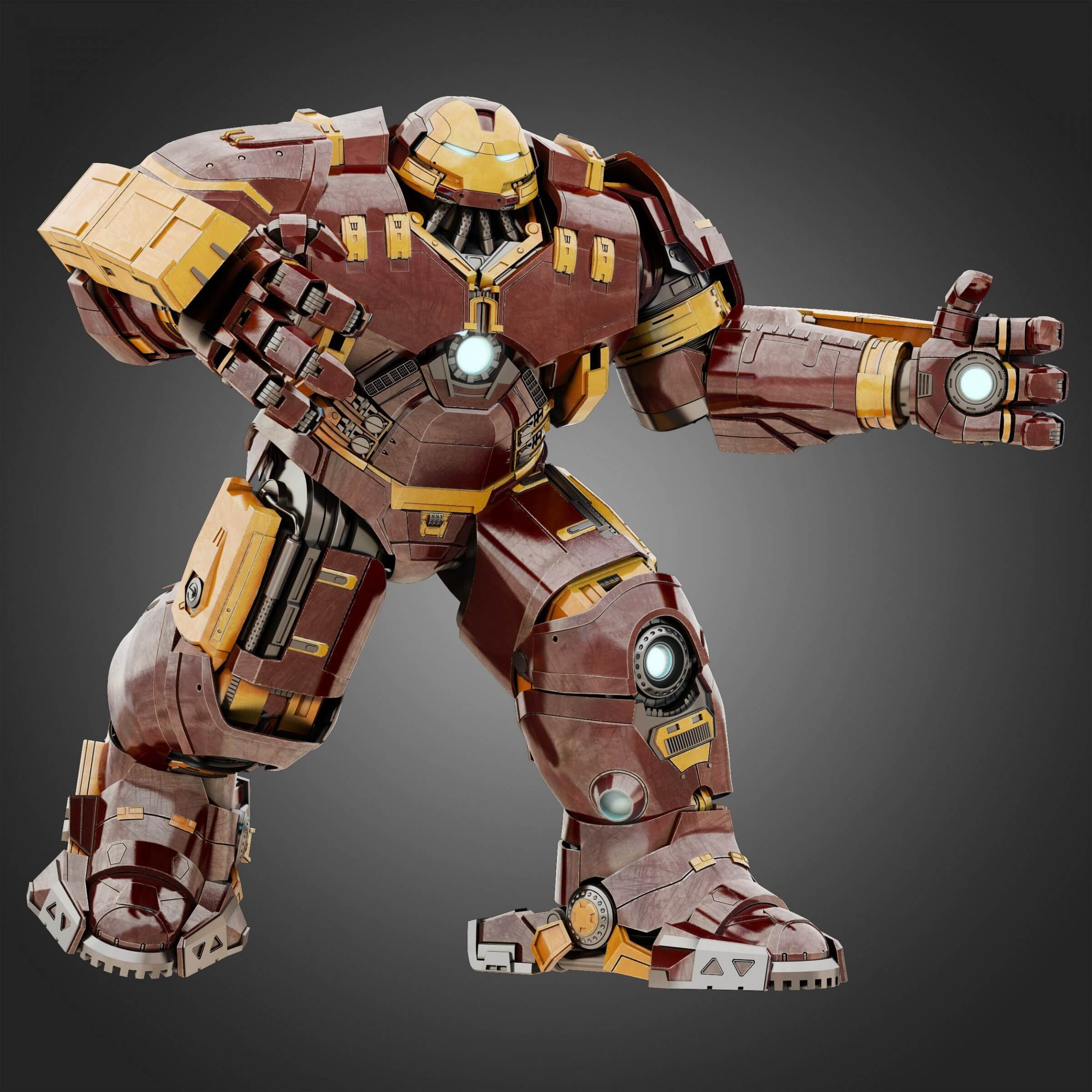 Hulkbuster from Avengers Age of Ultron - 3D Model by zifir3d