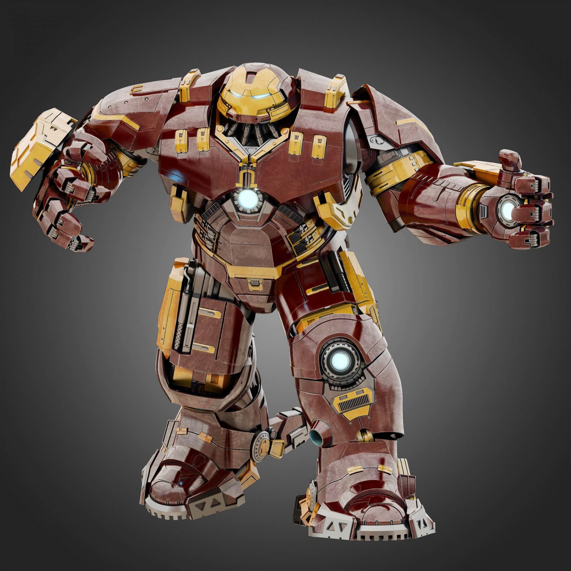 Hulkbuster from Avengers Age of Ultron - 3D Model by zifir3d