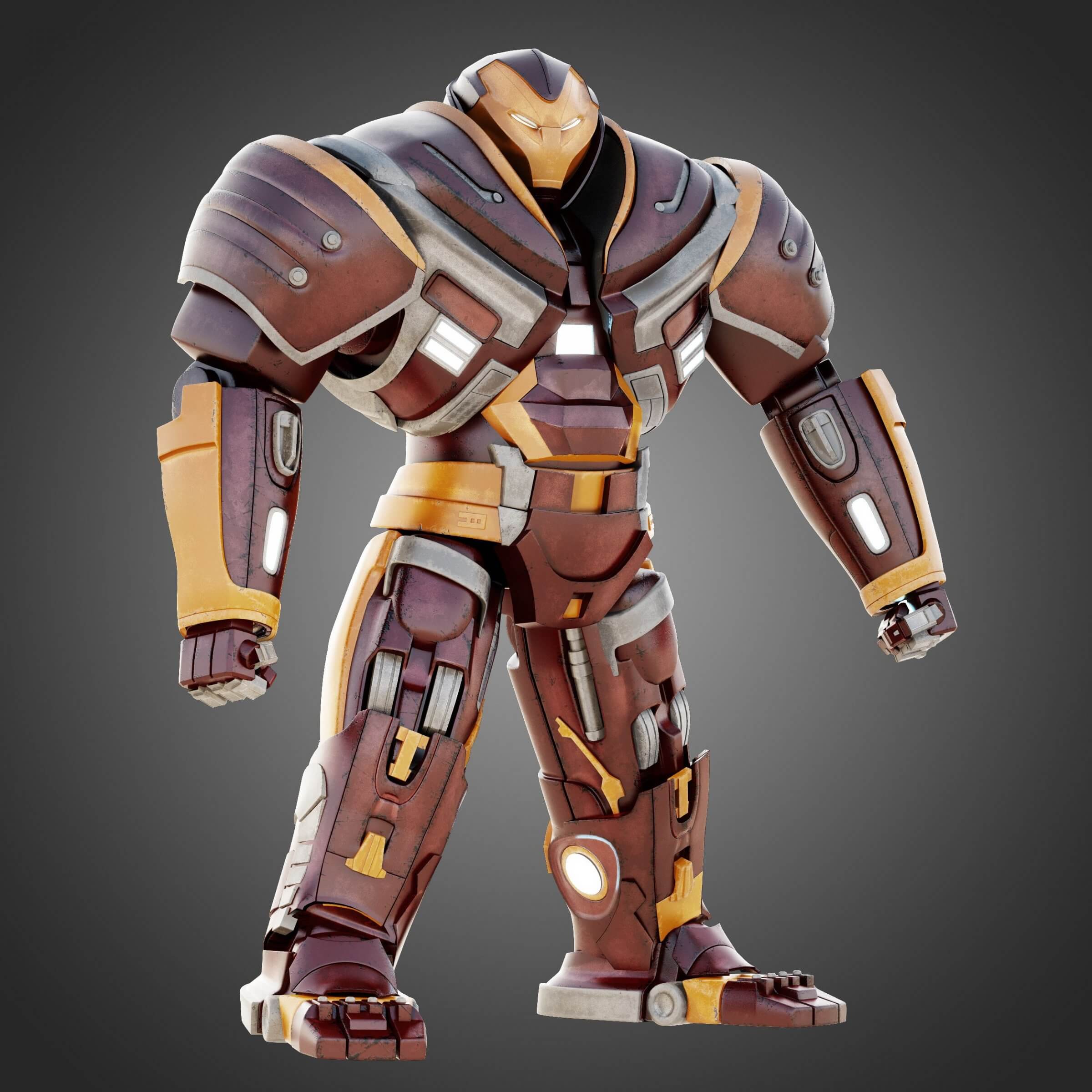 Hulkbuster - 3D Model by zifir3d