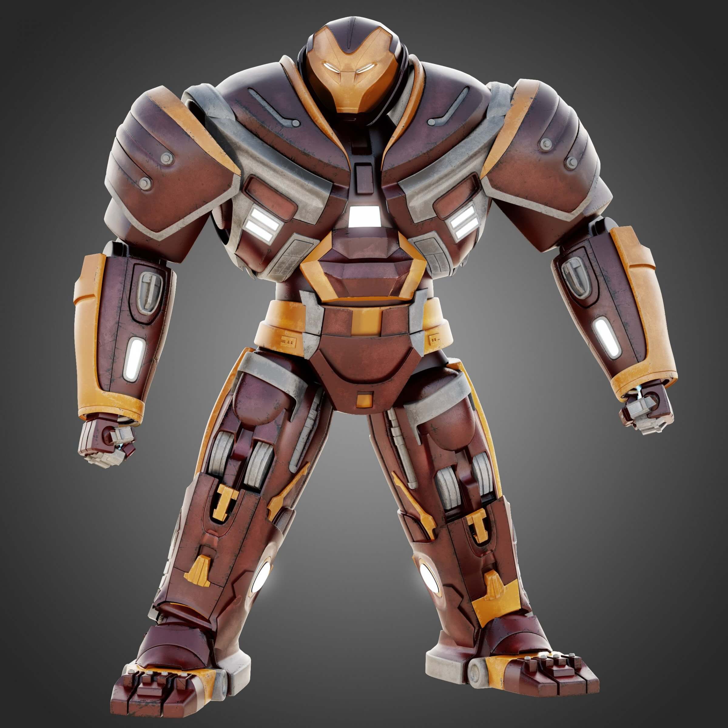Hulkbuster - 3D Model by zifir3d