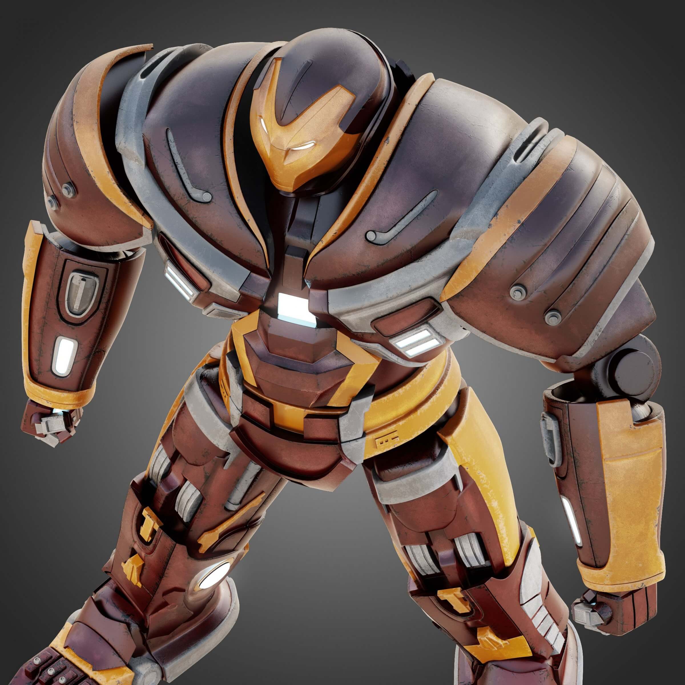 Hulkbuster - 3D Model by zifir3d