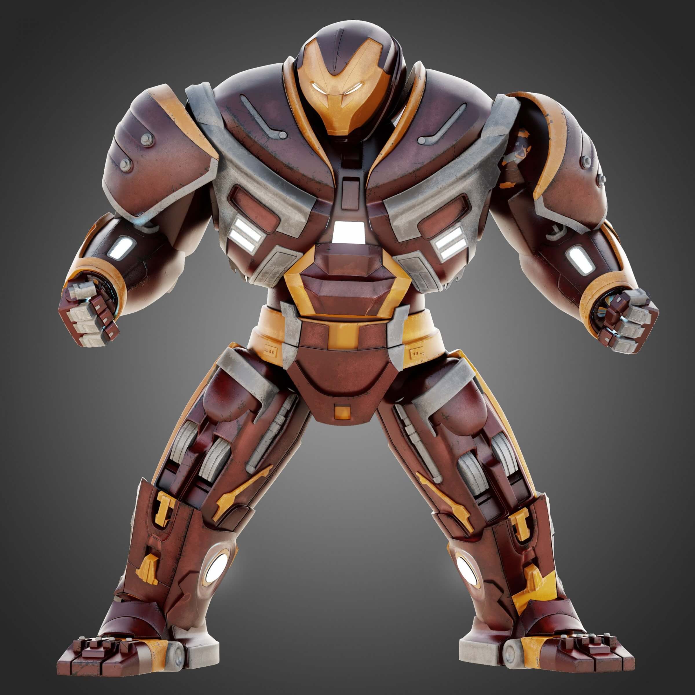Hulkbuster - 3D Model by zifir3d