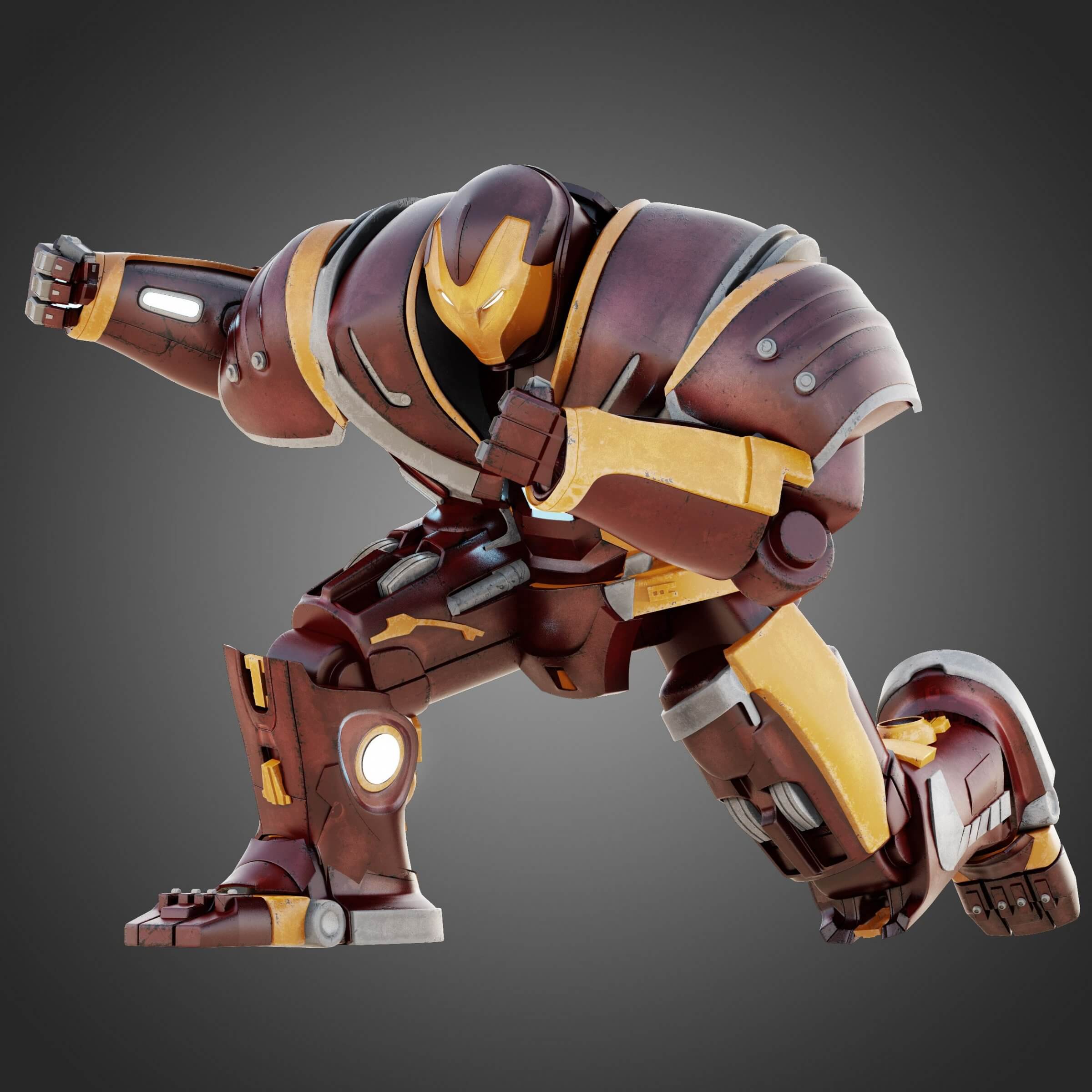 Hulkbuster - 3D Model by zifir3d