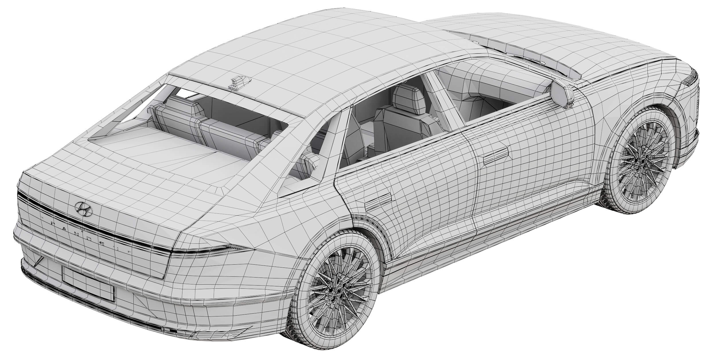 Hyundai Grandeur - 3D Model by zifir3d