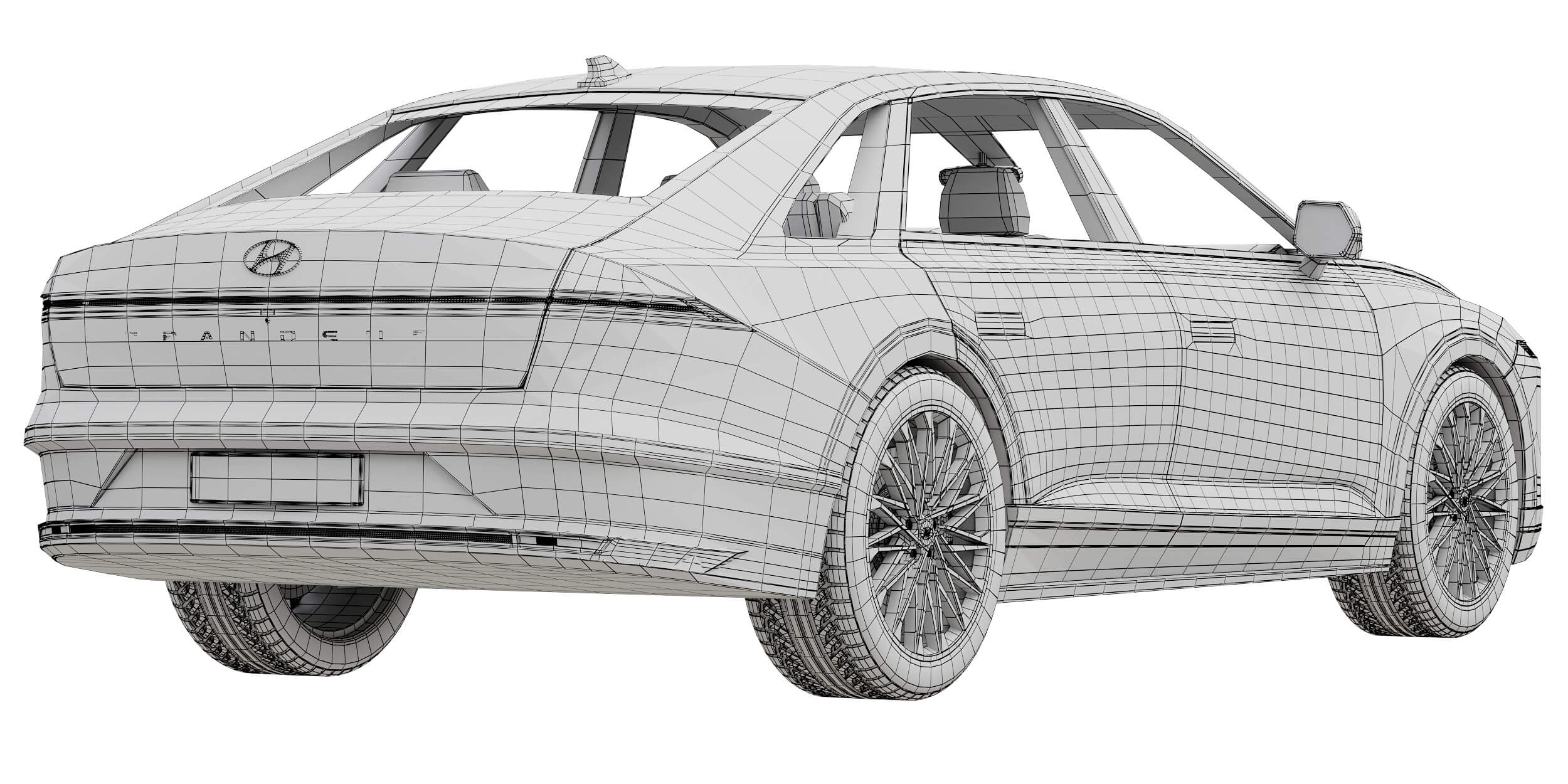 Hyundai Grandeur - 3D Model by zifir3d