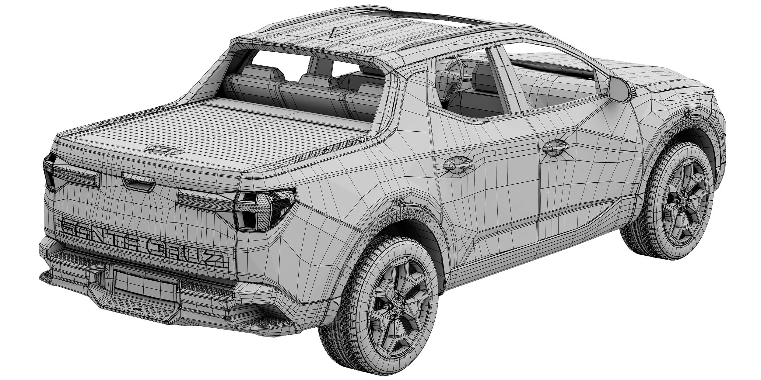 Hyundai Santa Cruz - 3D Model by zifir3d
