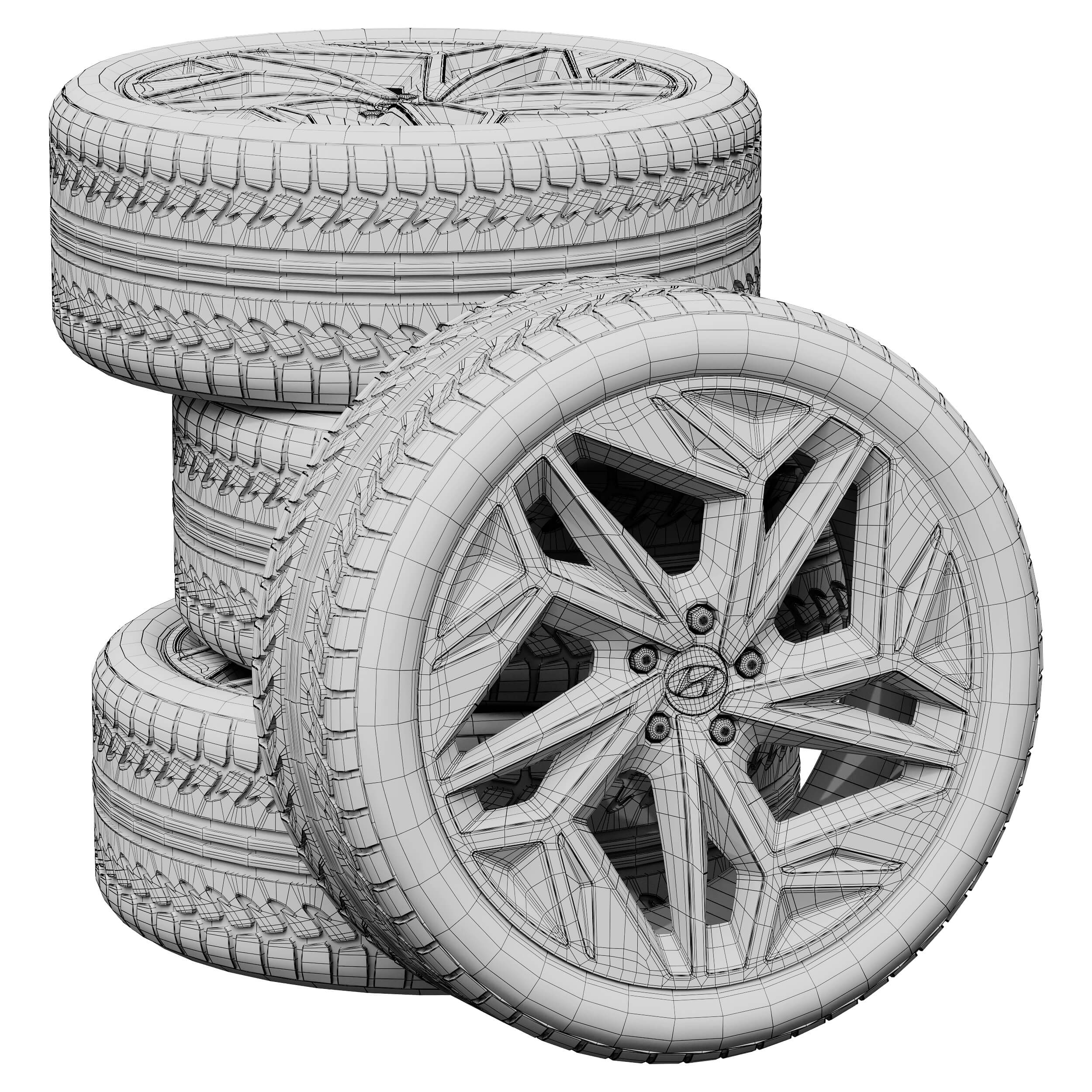 Hyundai Tires - 3D Model by zifir3d