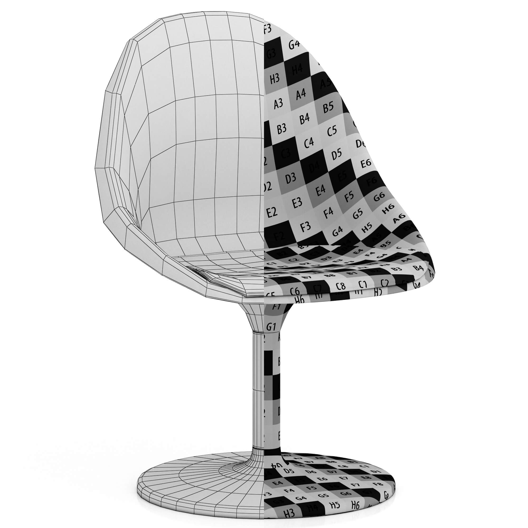 Ikea Baltsar Swivel Chair - 3D Model by zifir3d