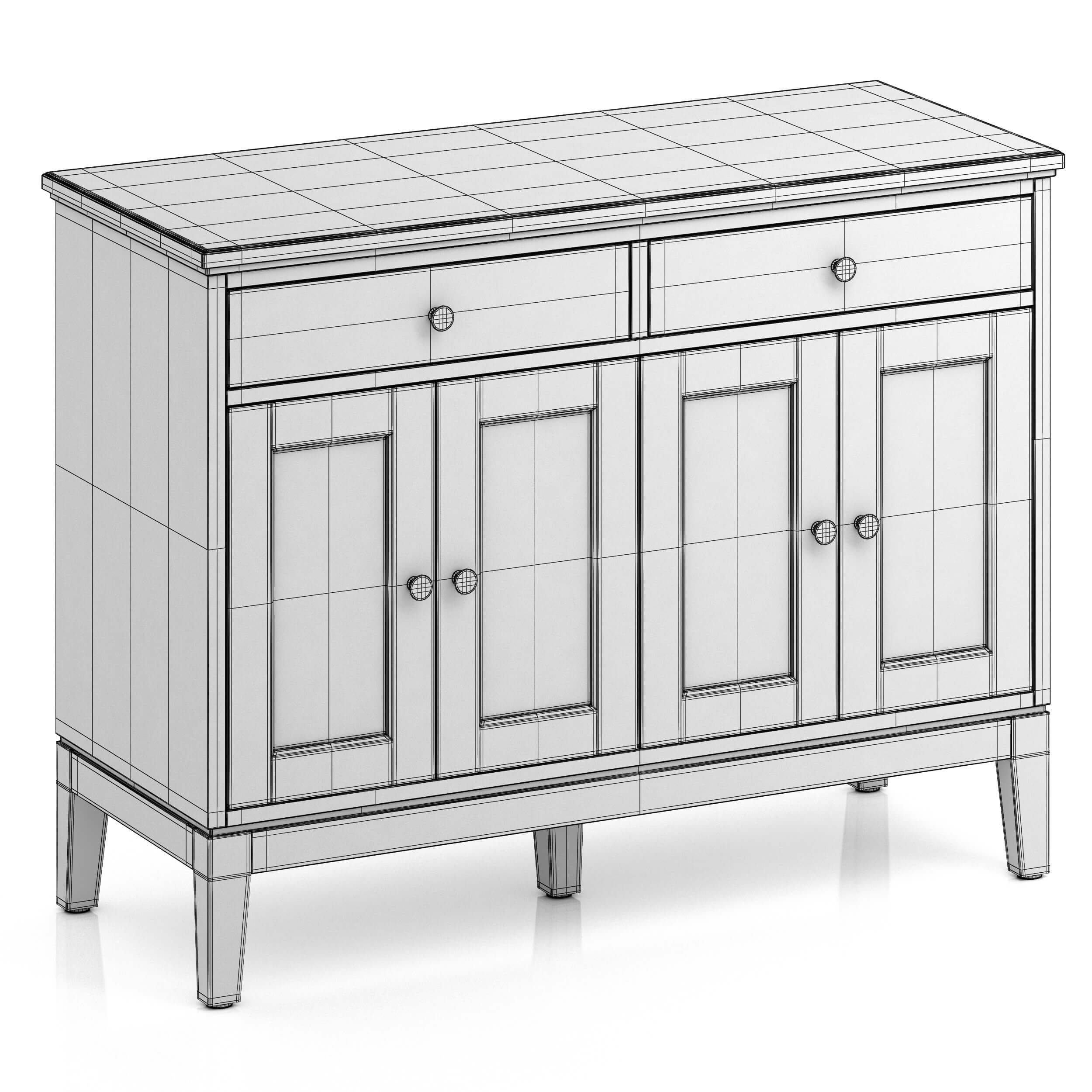Ikea Idanas Sideboard - 3D Model by zifir3d
