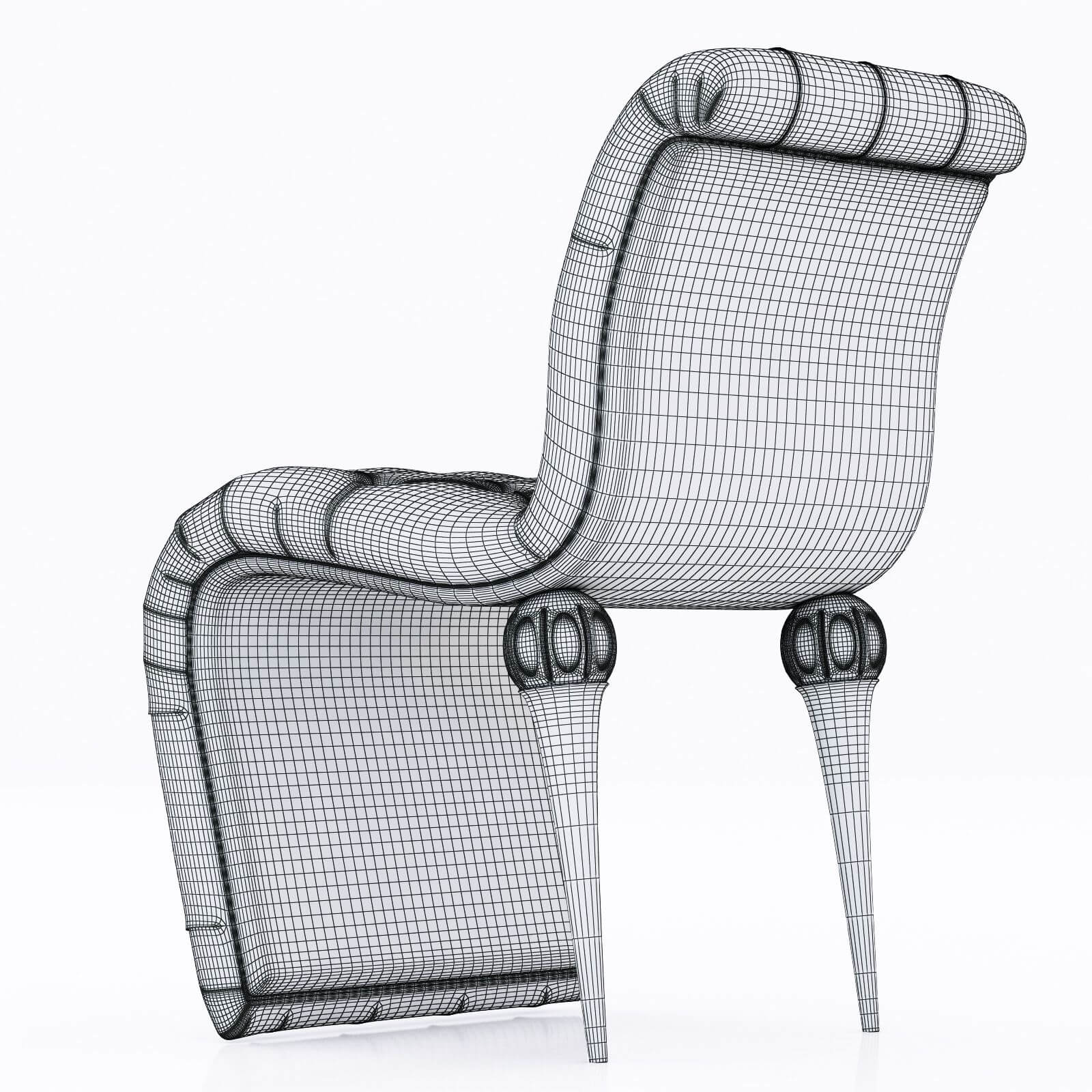 JC Passion Chocolat Chair - 3D Model by zifir3d