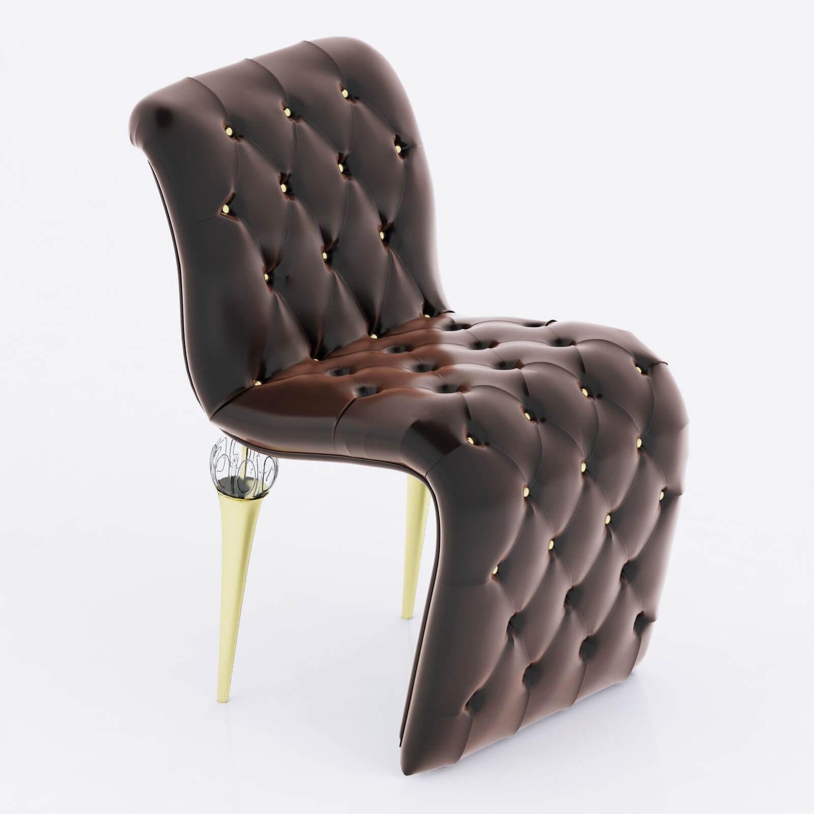 JC Passion Chocolat Chair - 3D Model by zifir3d