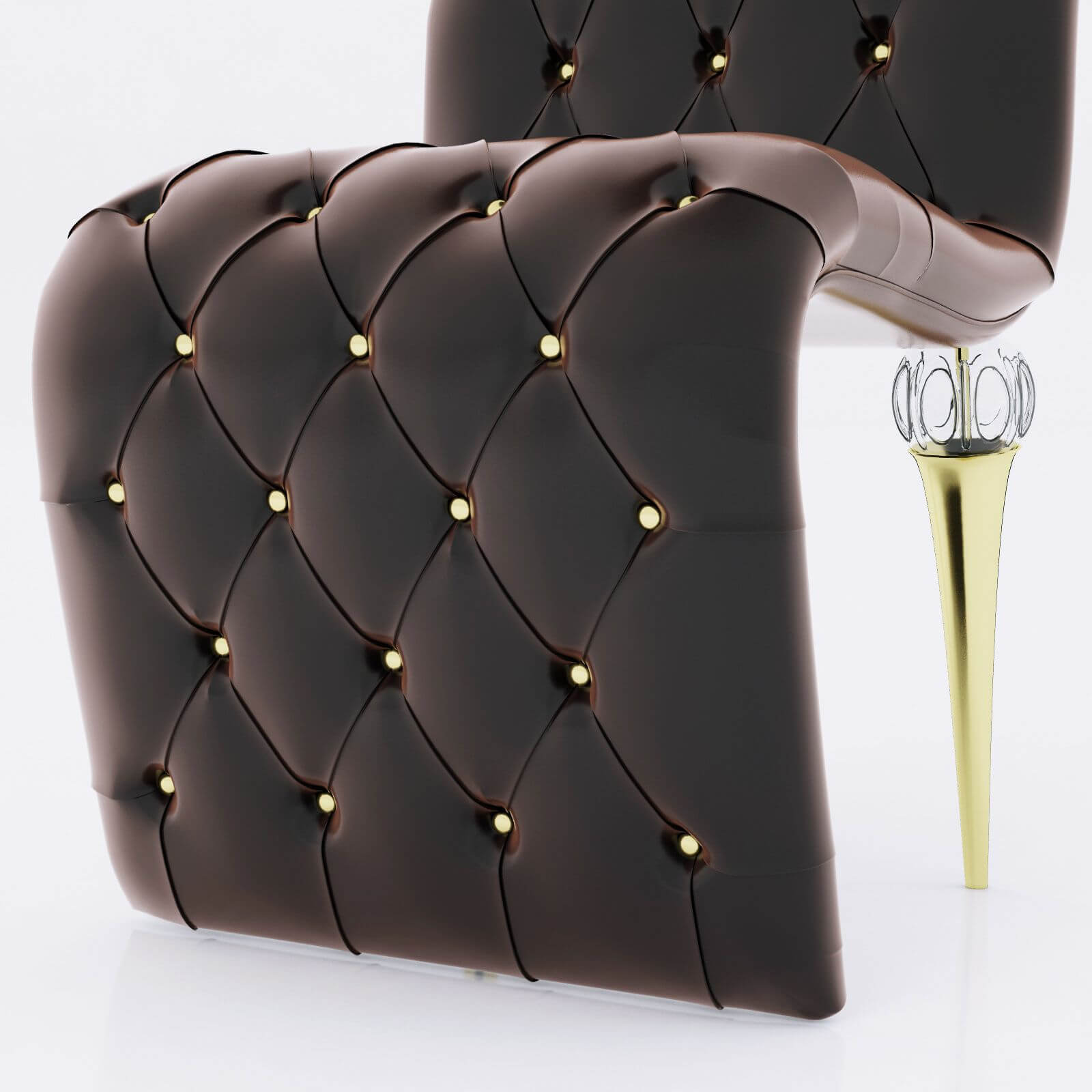 JC Passion Chocolat Chair - 3D Model by zifir3d