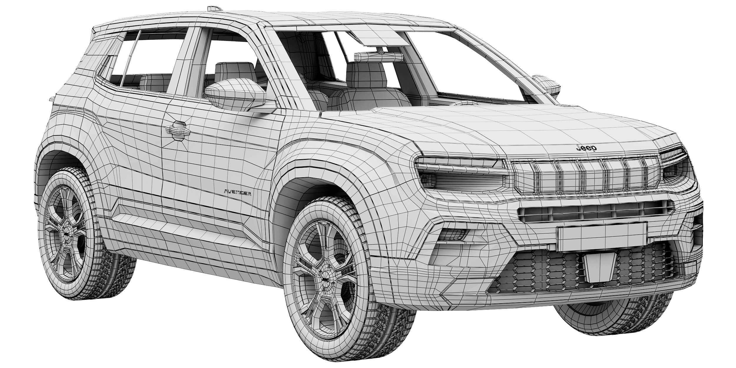 Jeep Avenger - 3D Model by zifir3d