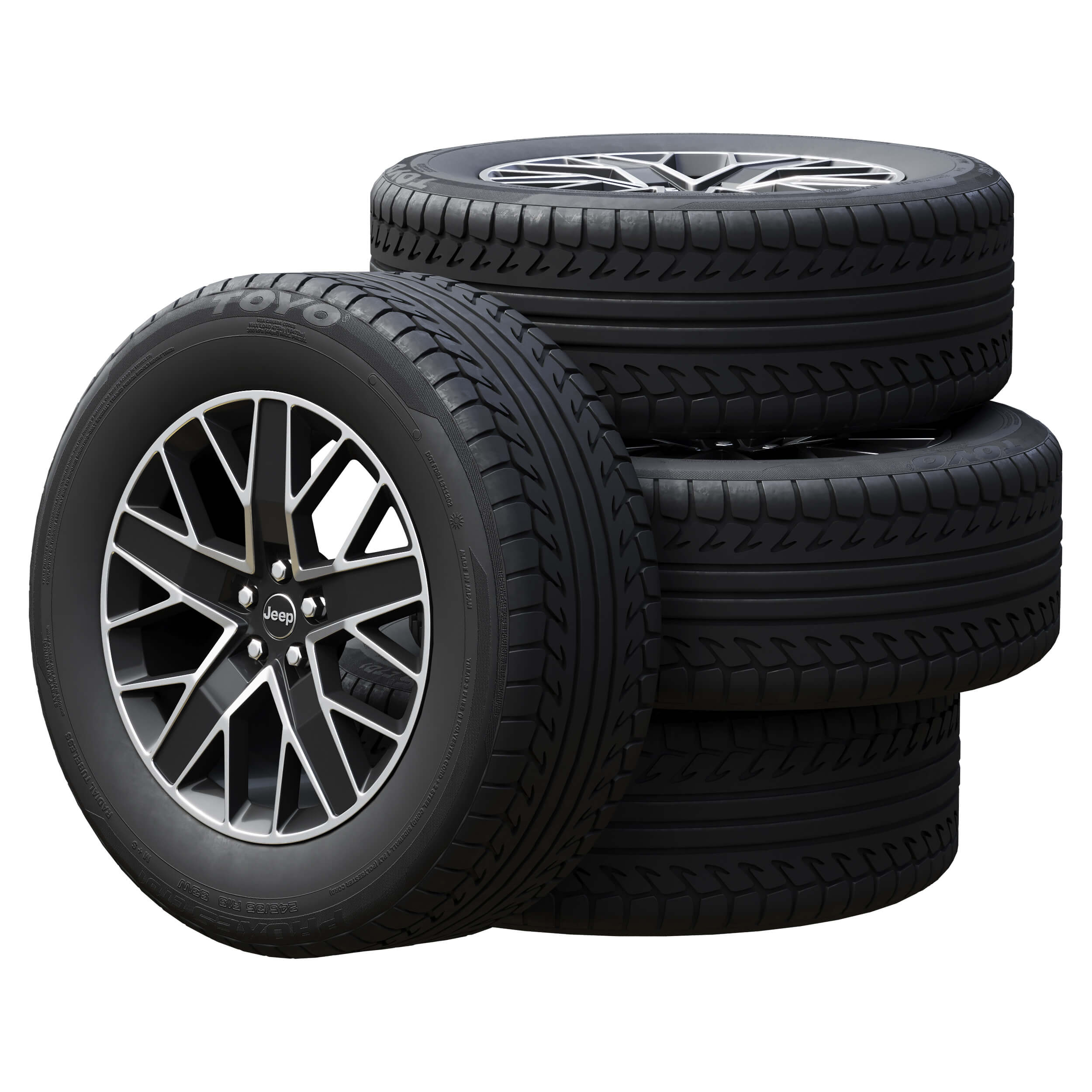 Jeep Tires - 3D Model by zifir3d