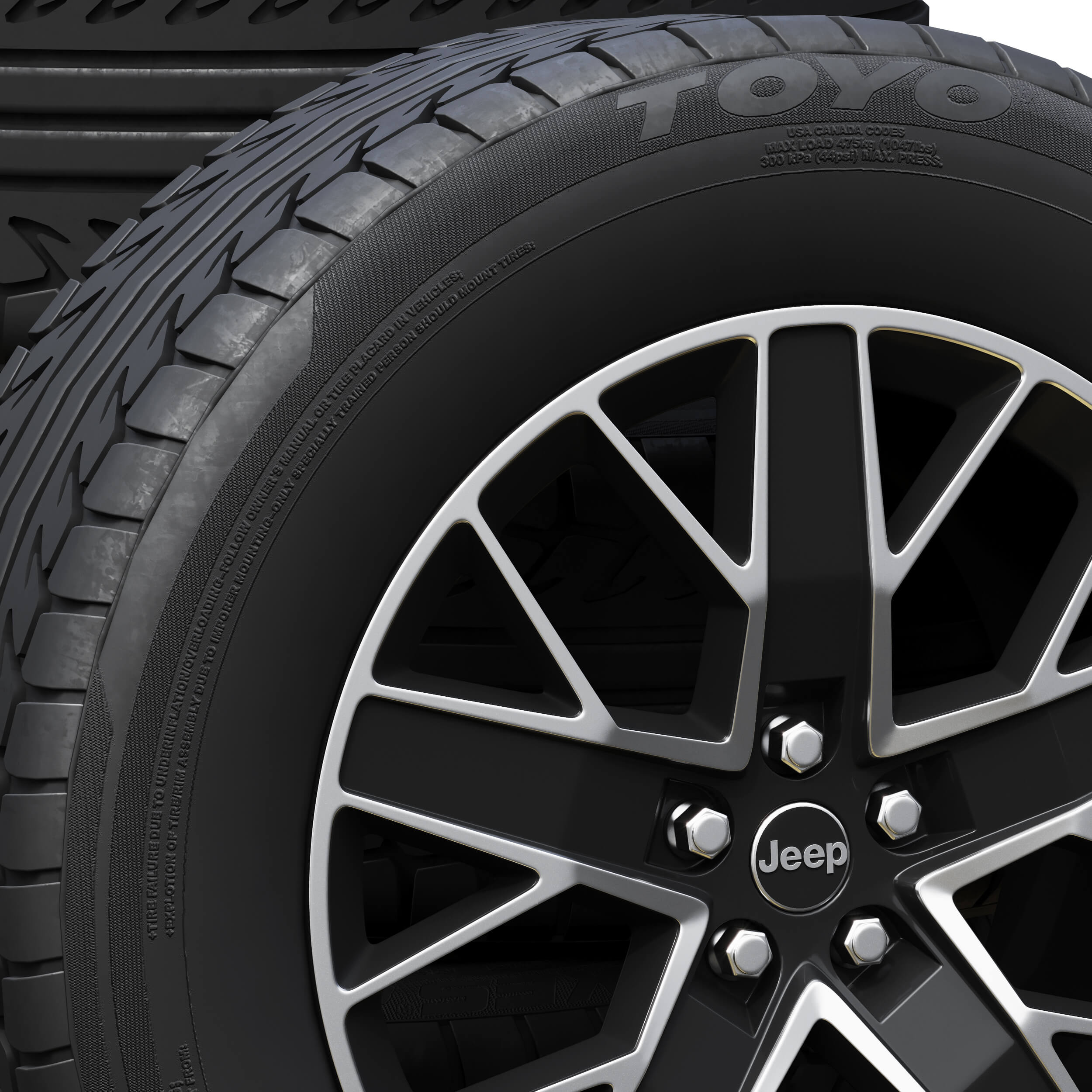 Jeep Tires - 3D Model by zifir3d