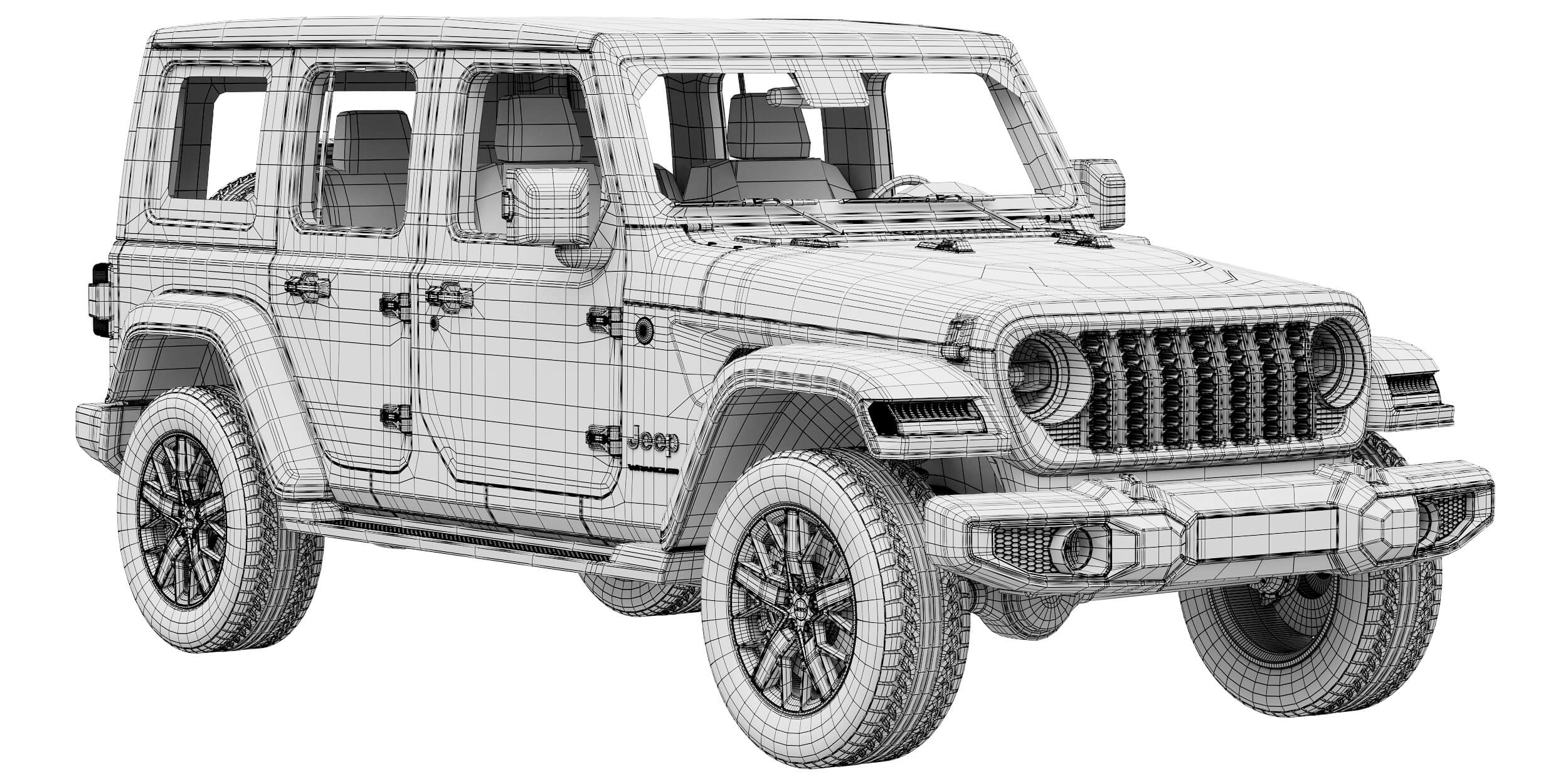 Jeep Wrangler 4xe - 3D Model by zifir3d