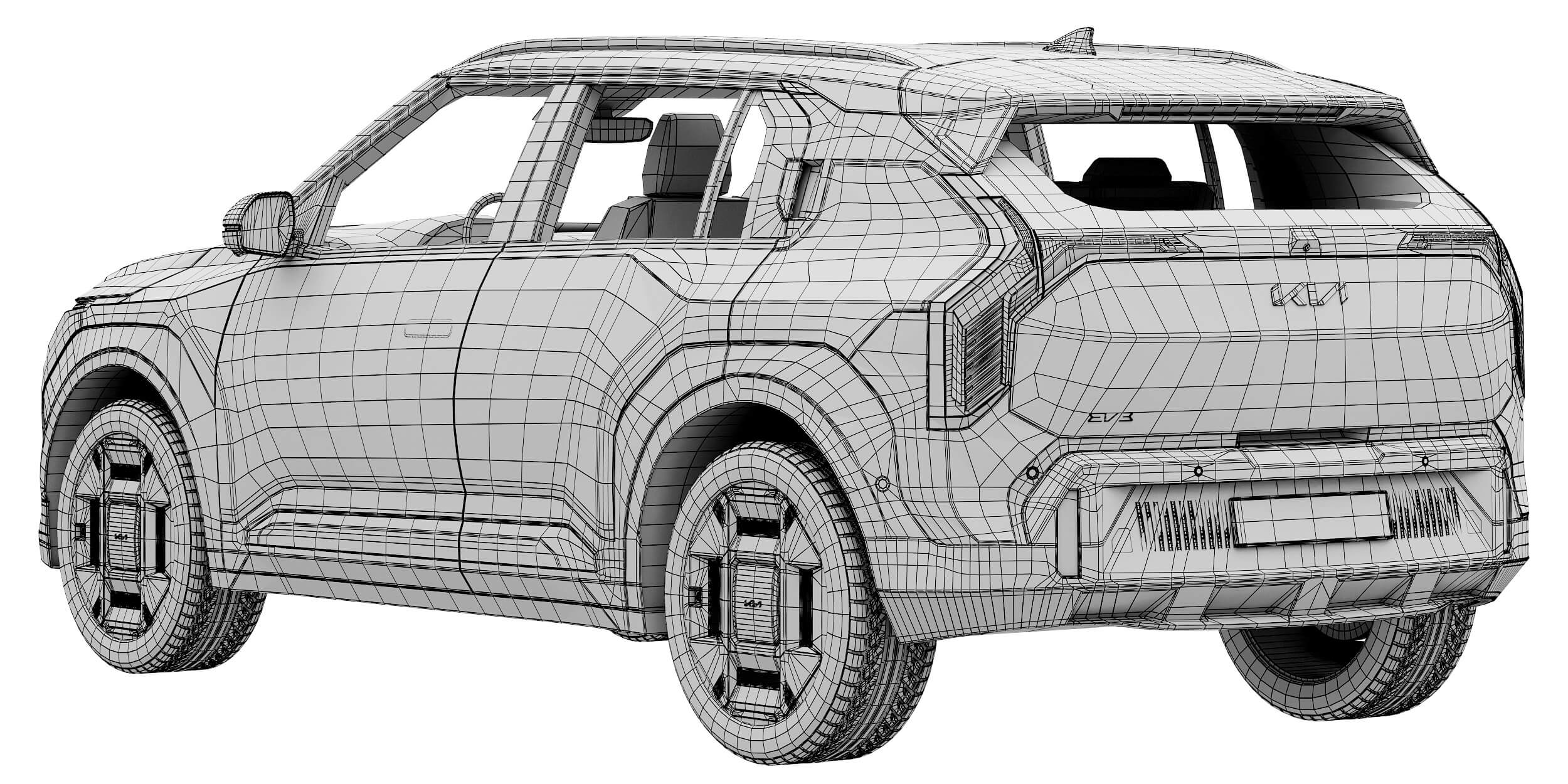 Kia EV3 - 3D Model by zifir3d