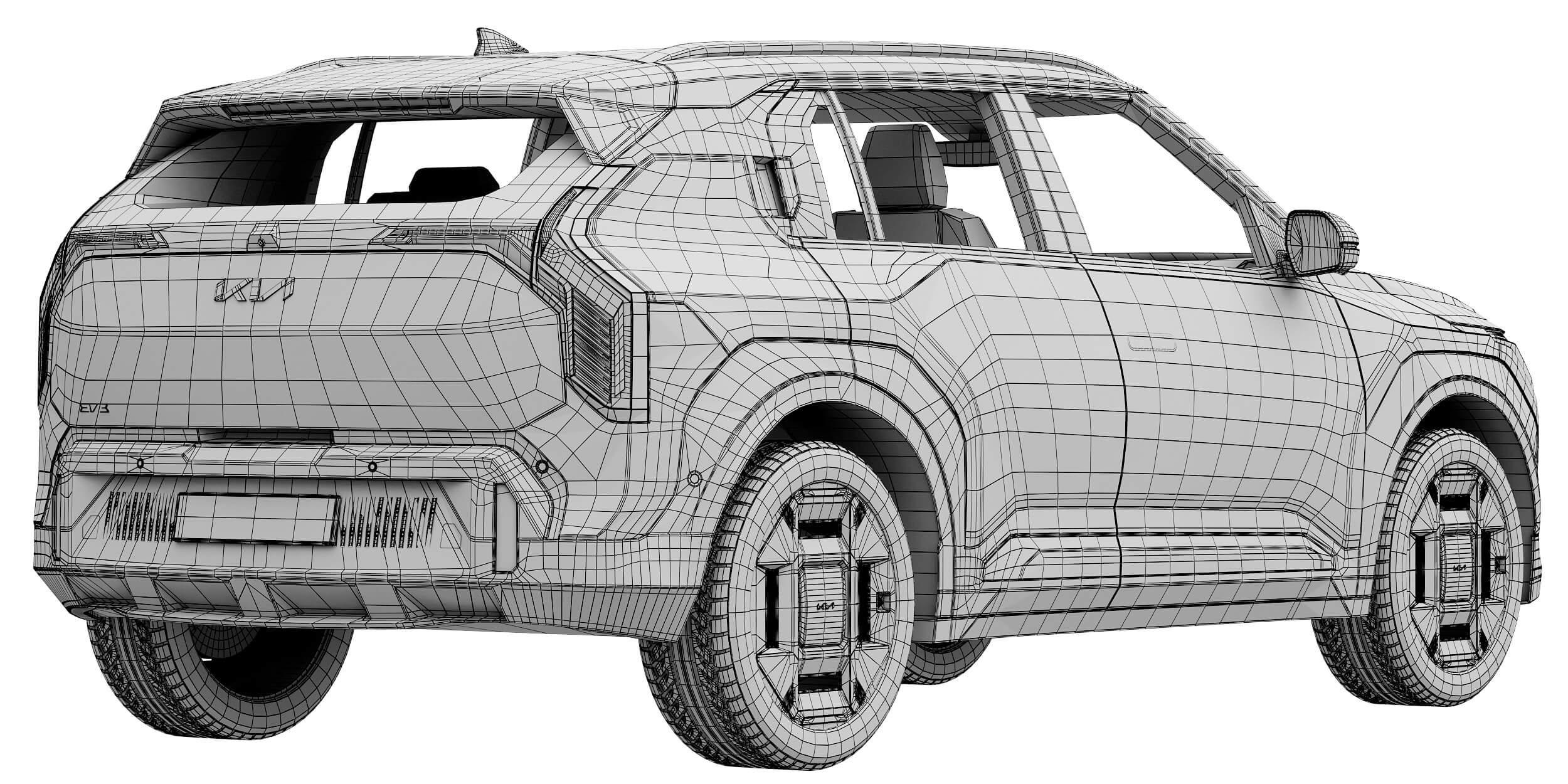 Kia EV3 - 3D Model by zifir3d