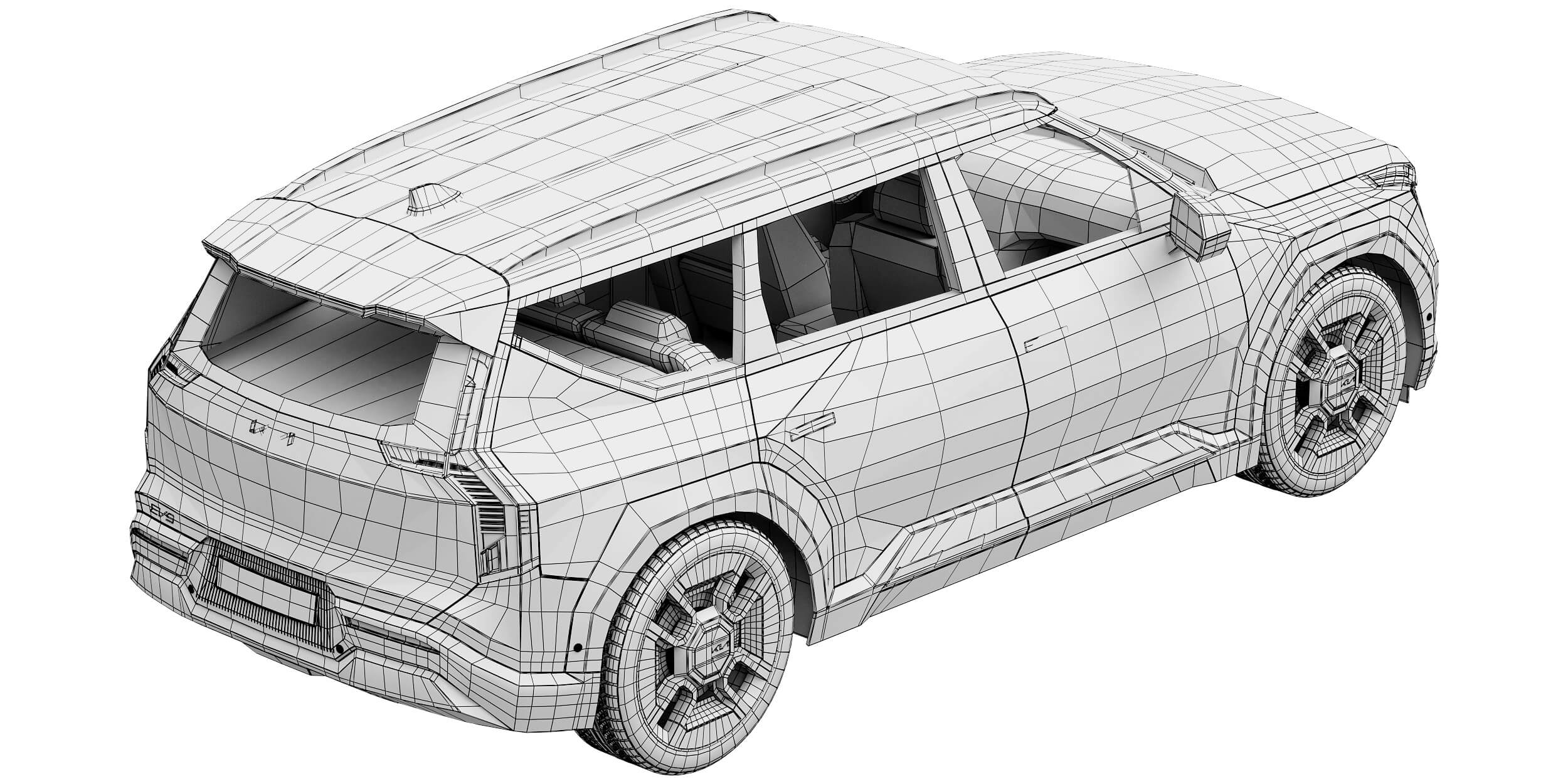 Kia EV9 - 3D Model by zifir3d