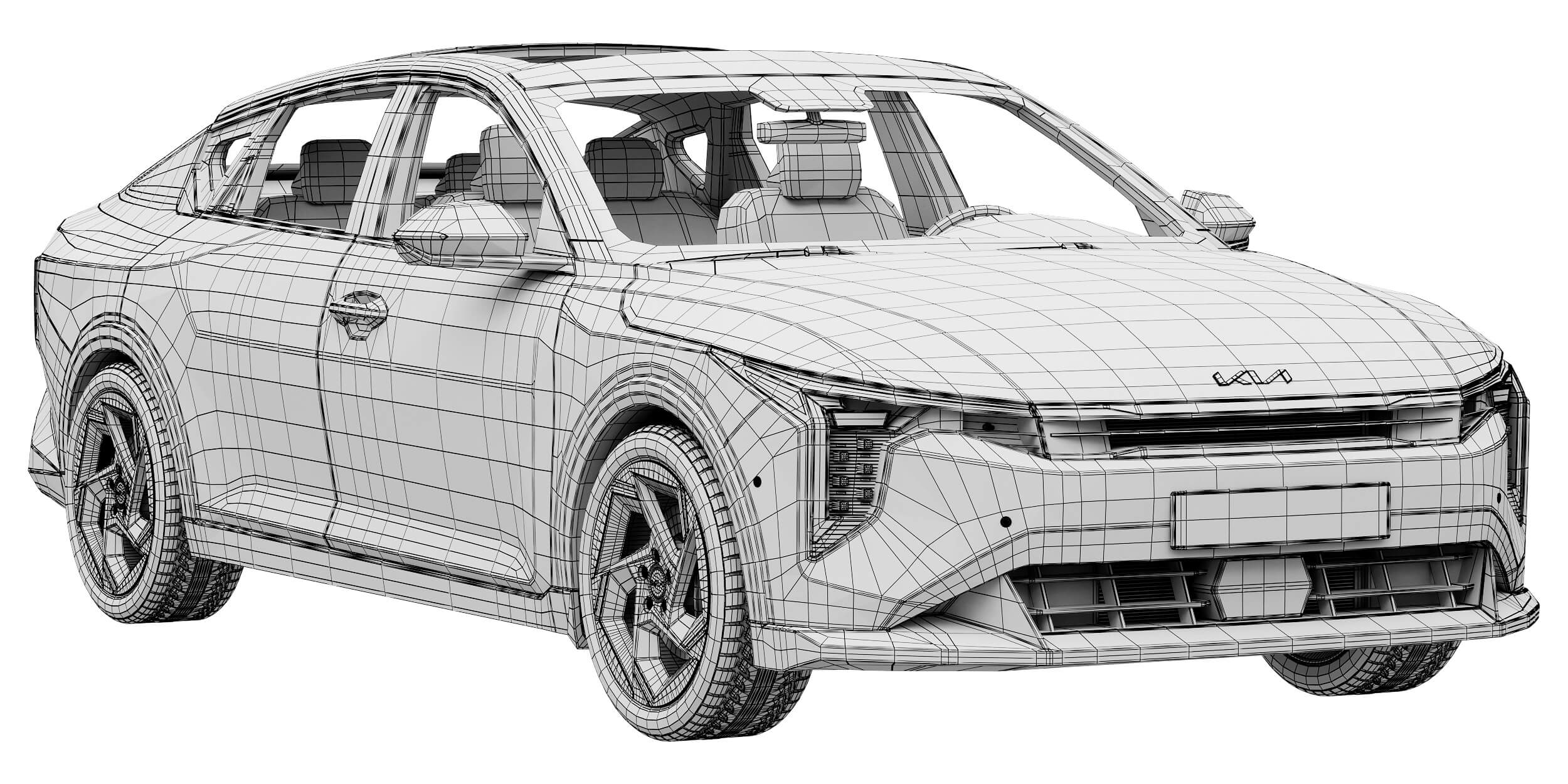 Kia K4 2025 - 3D Model by zifir3d
