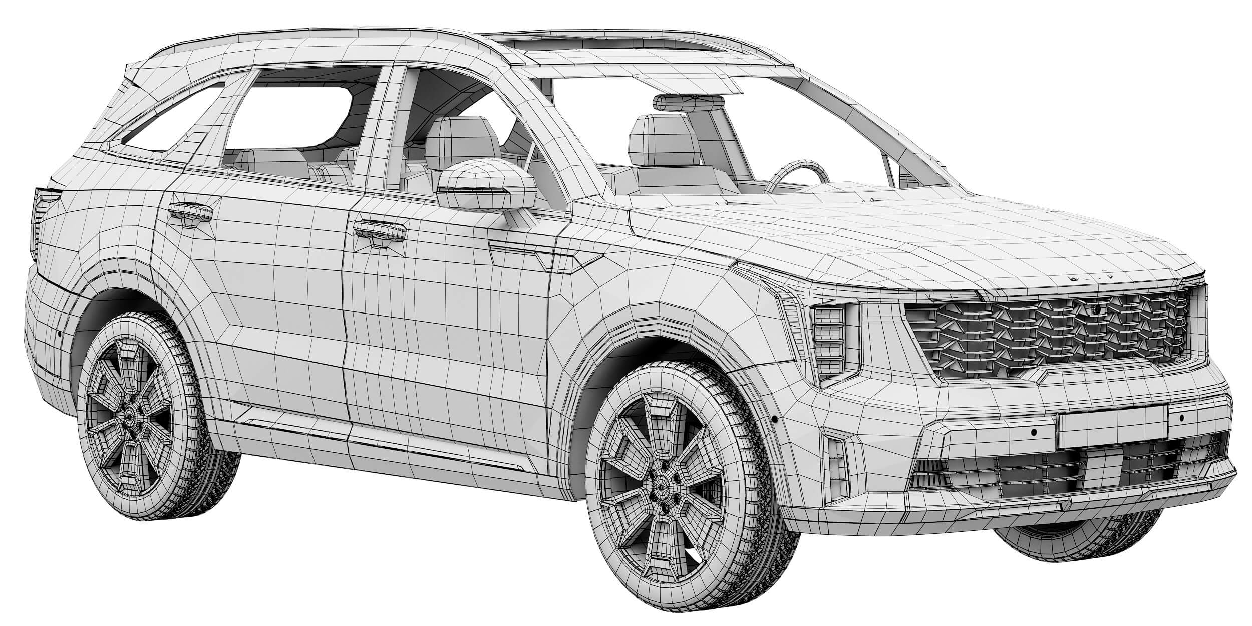 Kia Sorento 2024 - 3D Model by zifir3d