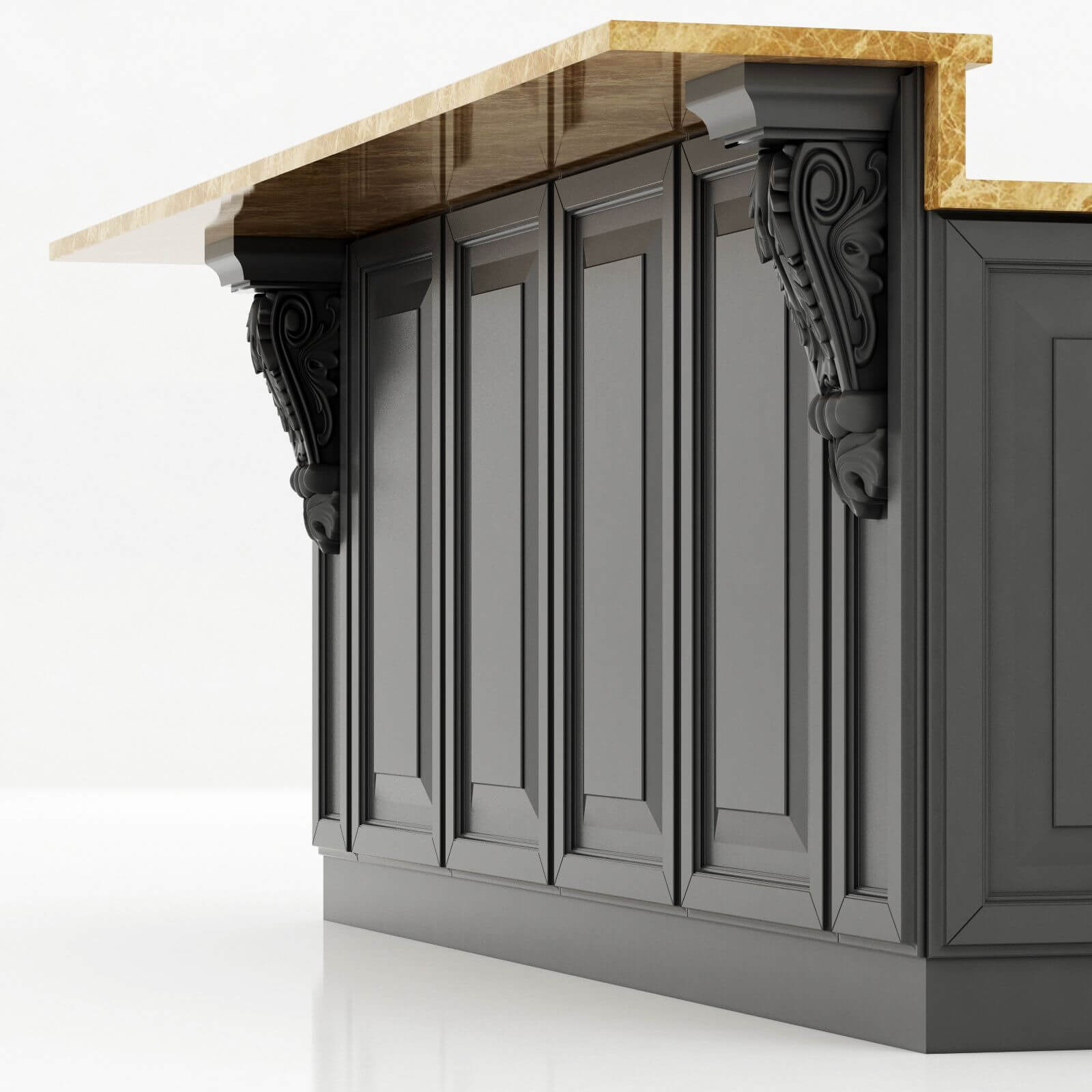 Kitchen Island 2 - 3D Model by zifir3d