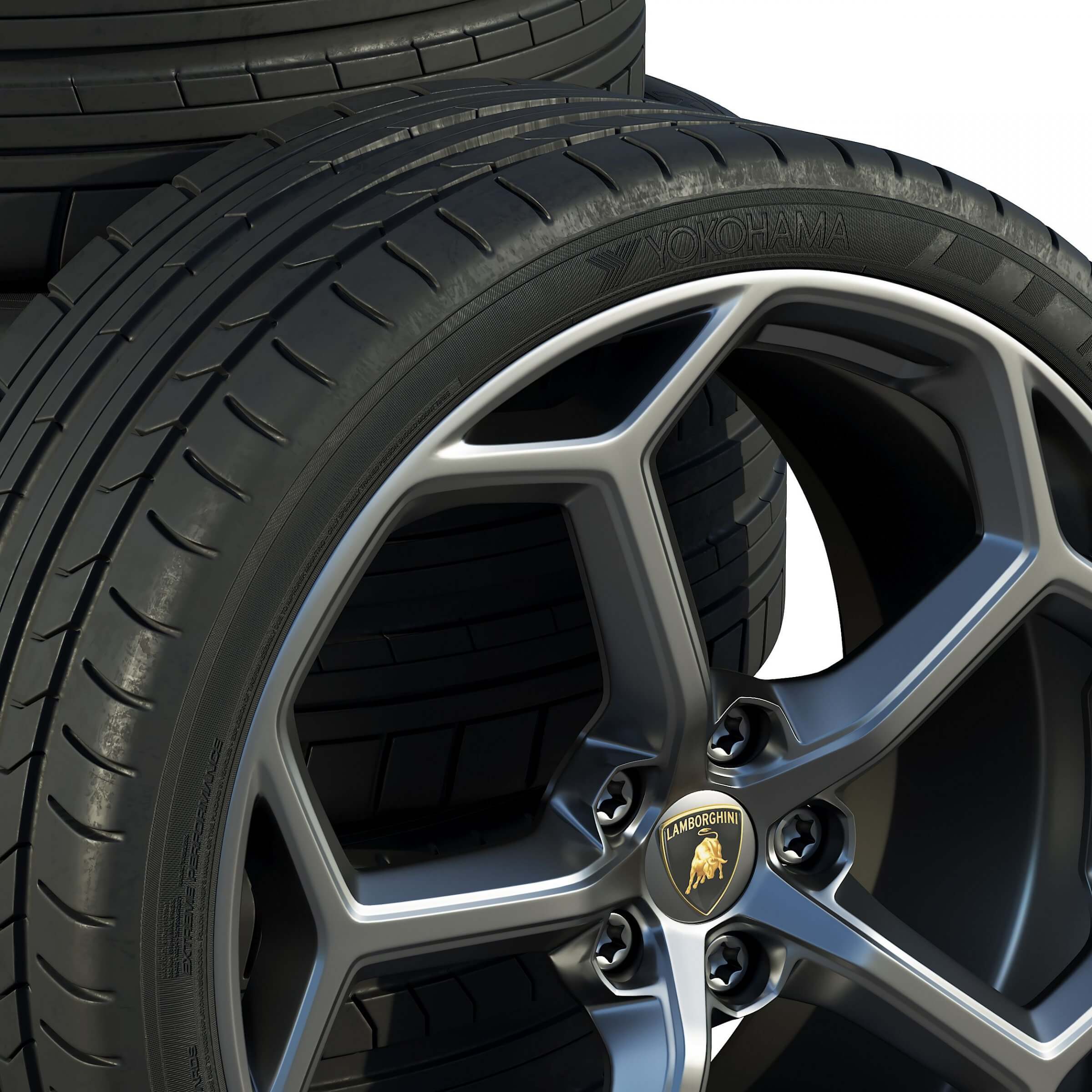 Lamborghini Tires - 3D Model by zifir3d