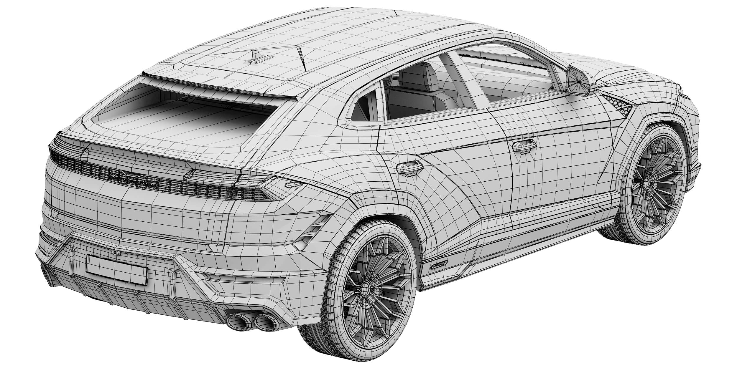 Lamborghini Urus SE - 3D Model by zifir3d