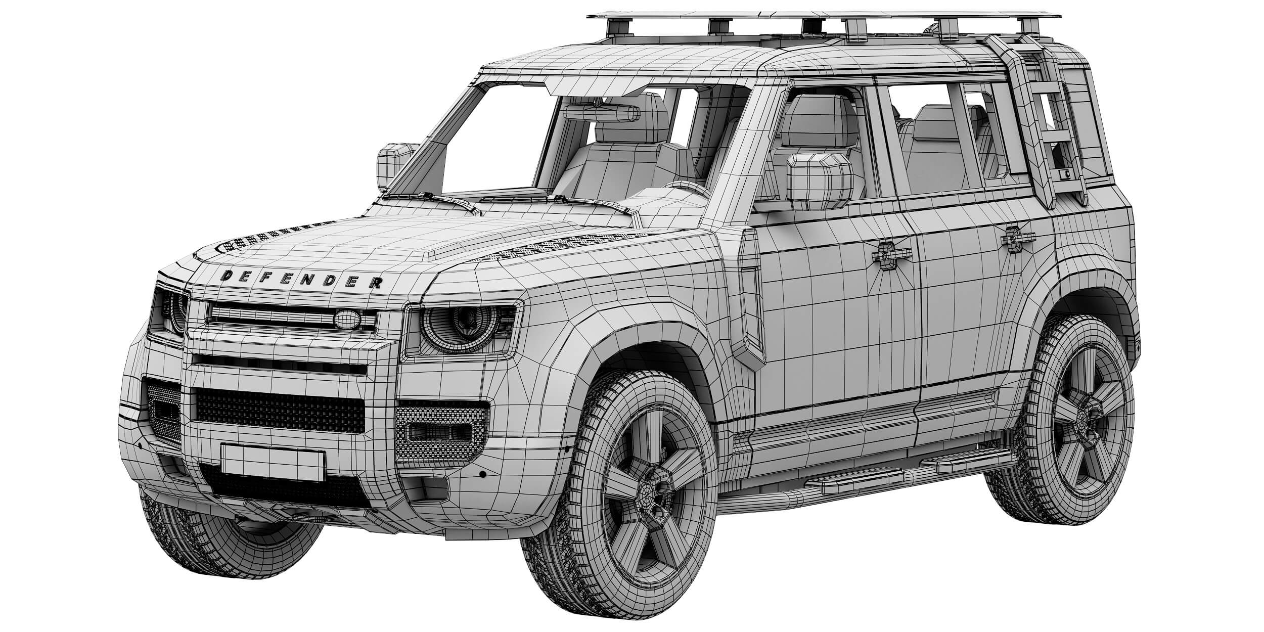 Land Rover Defender Explorer Pack - 3D Model by zifir3d