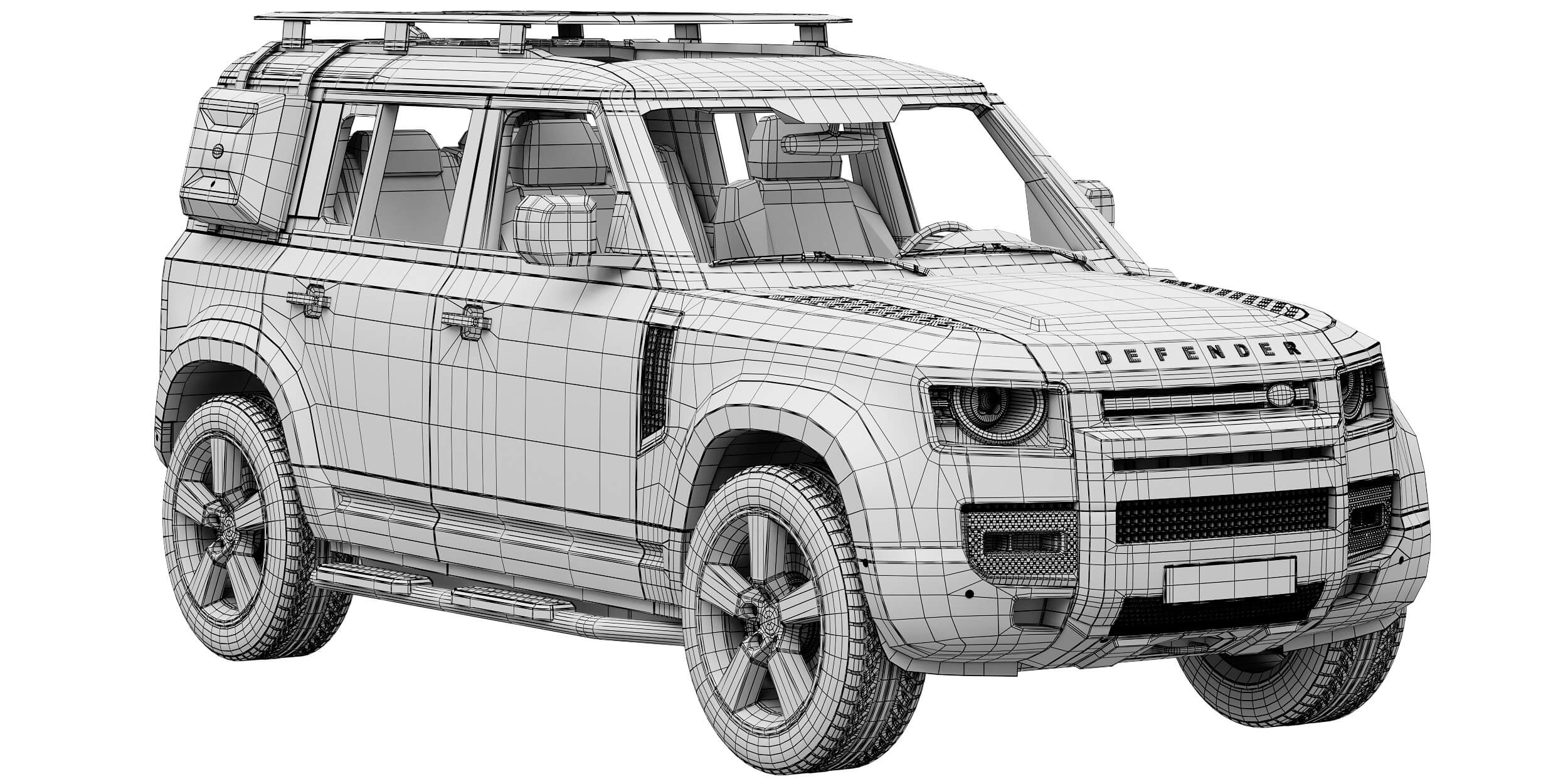 Land Rover Defender Explorer Pack - 3D Model by zifir3d