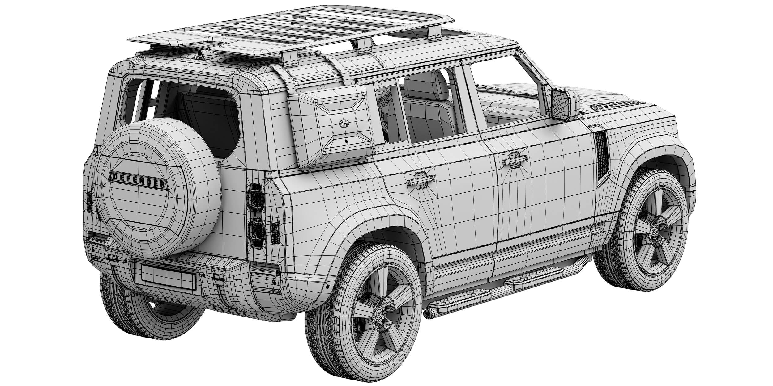 Land Rover Defender Explorer Pack - 3D Model by zifir3d