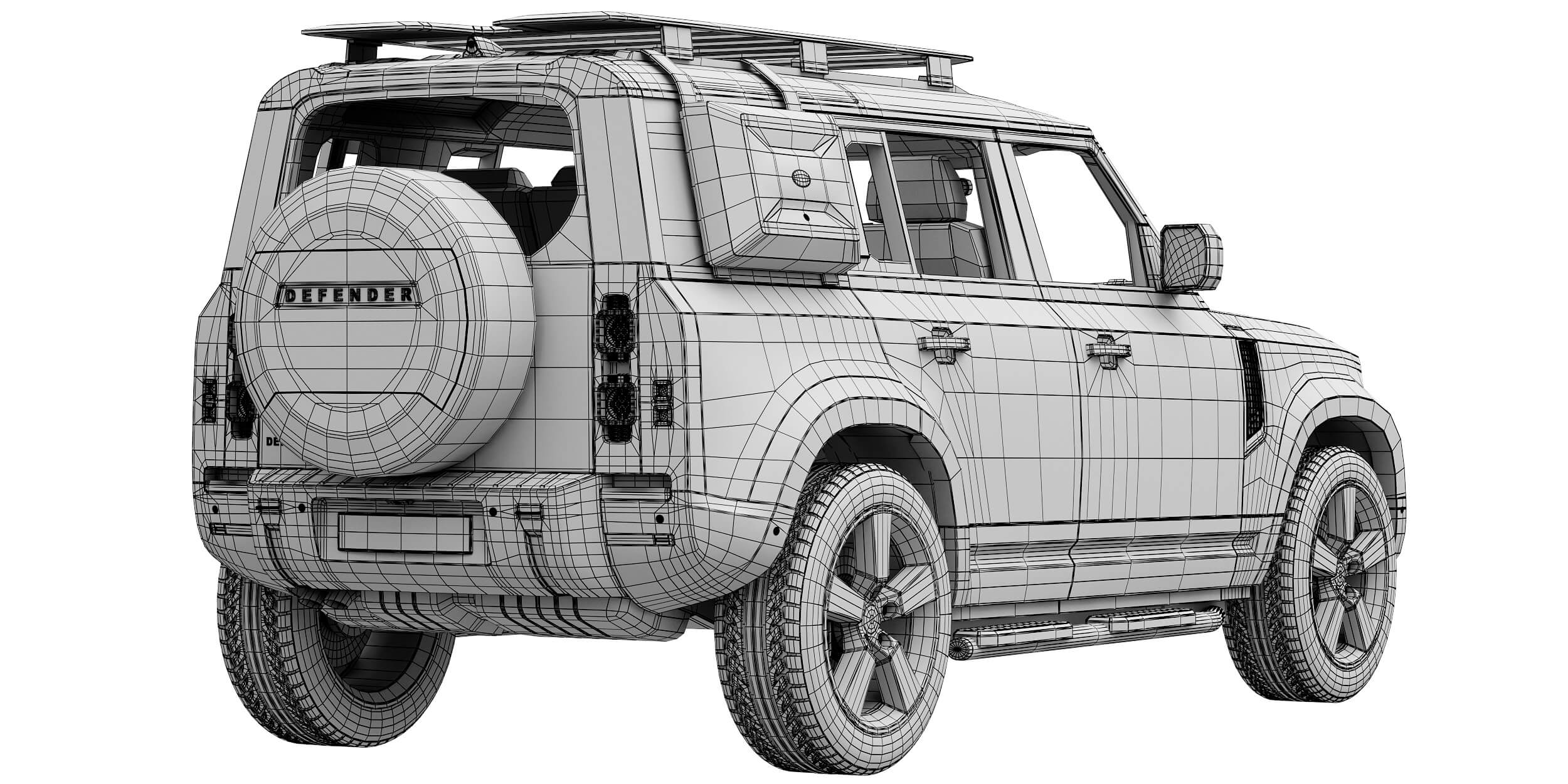 Land Rover Defender Explorer Pack - 3D Model by zifir3d