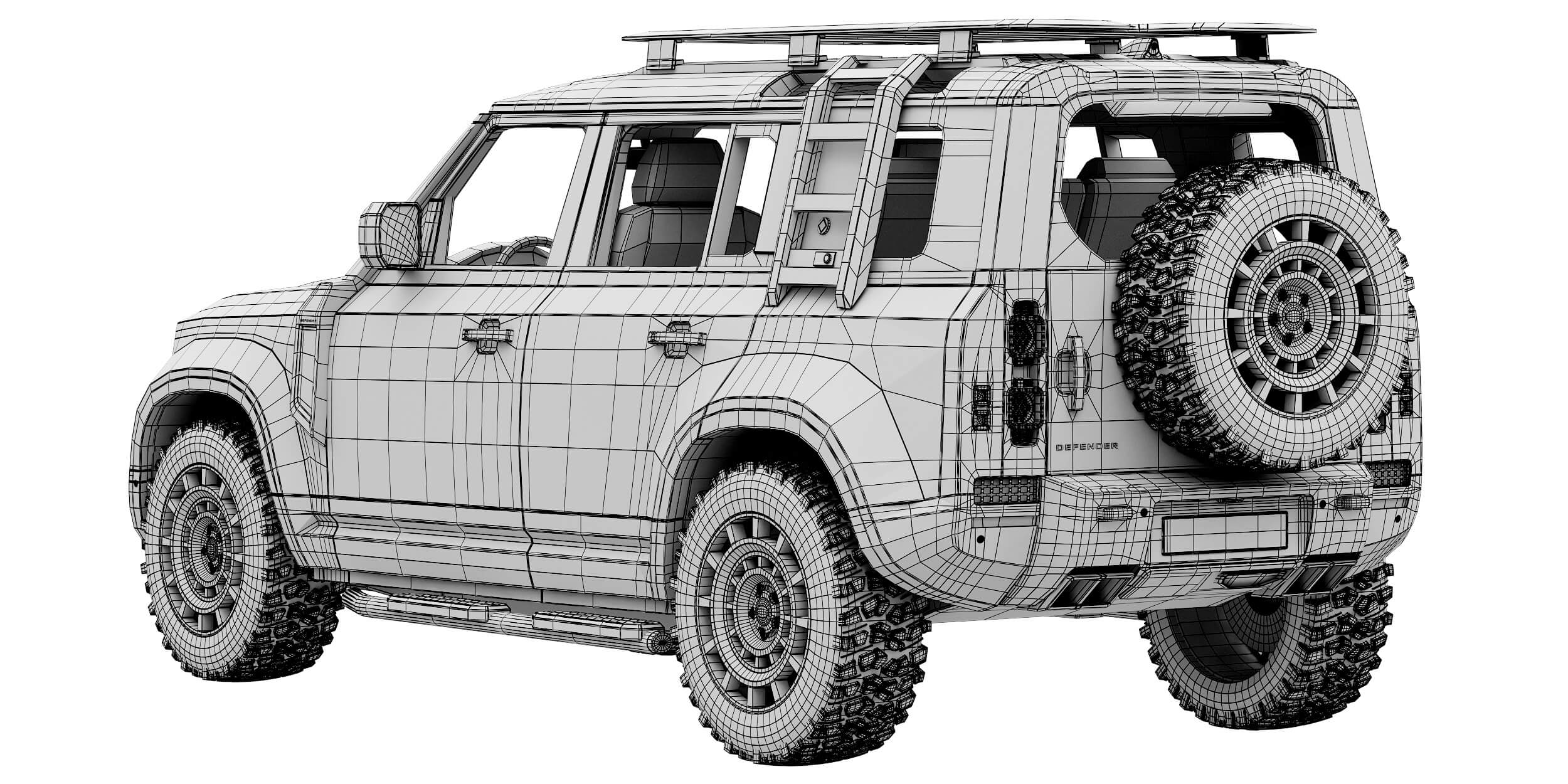 Land Rover Defender Octa Explorer Pack - 3D Model by zifir3d