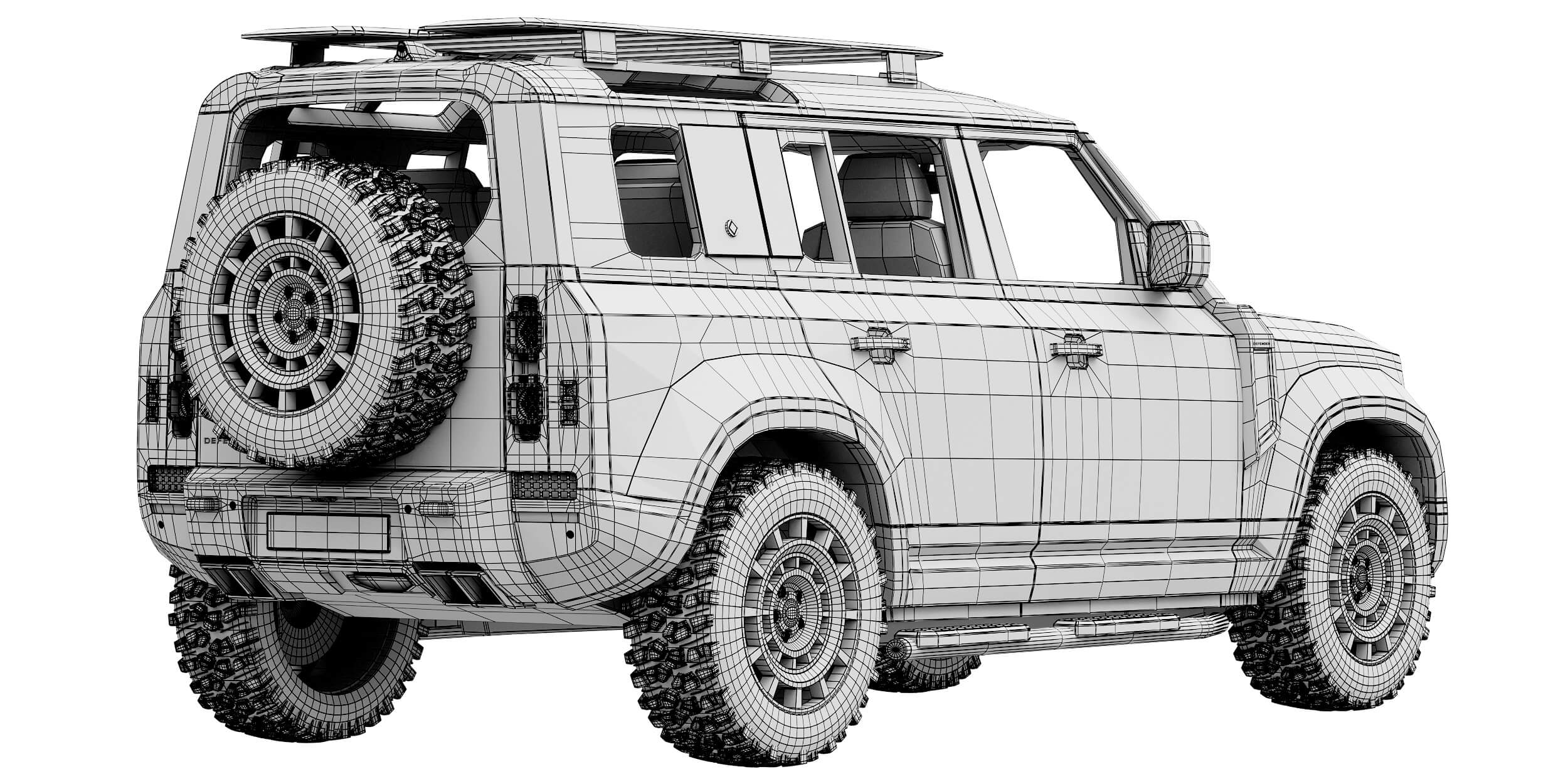 Land Rover Defender Octa Explorer Pack - 3D Model by zifir3d