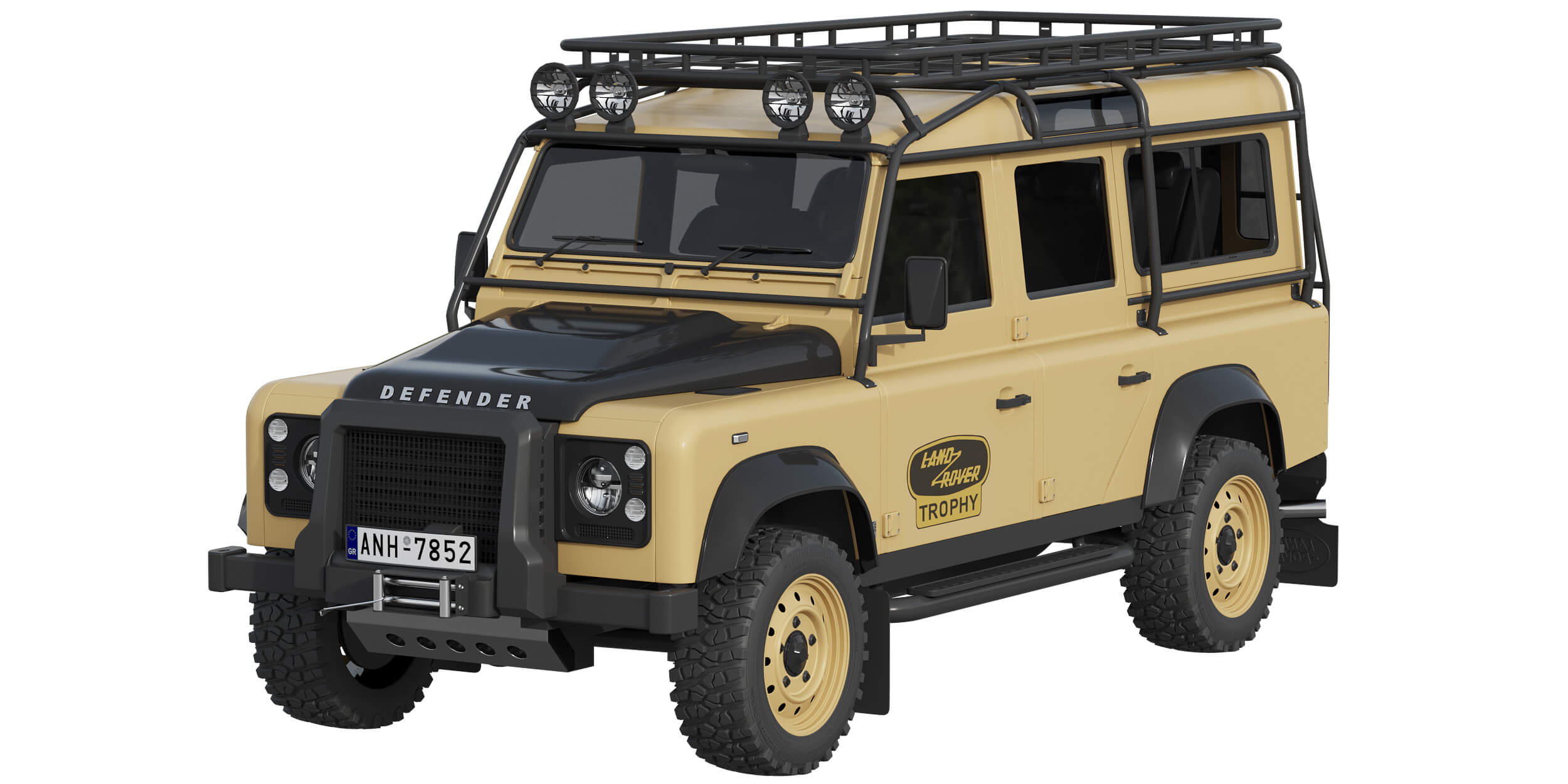 Land Rover Defender Works V8 Trophy - 3D Model by zifir3d