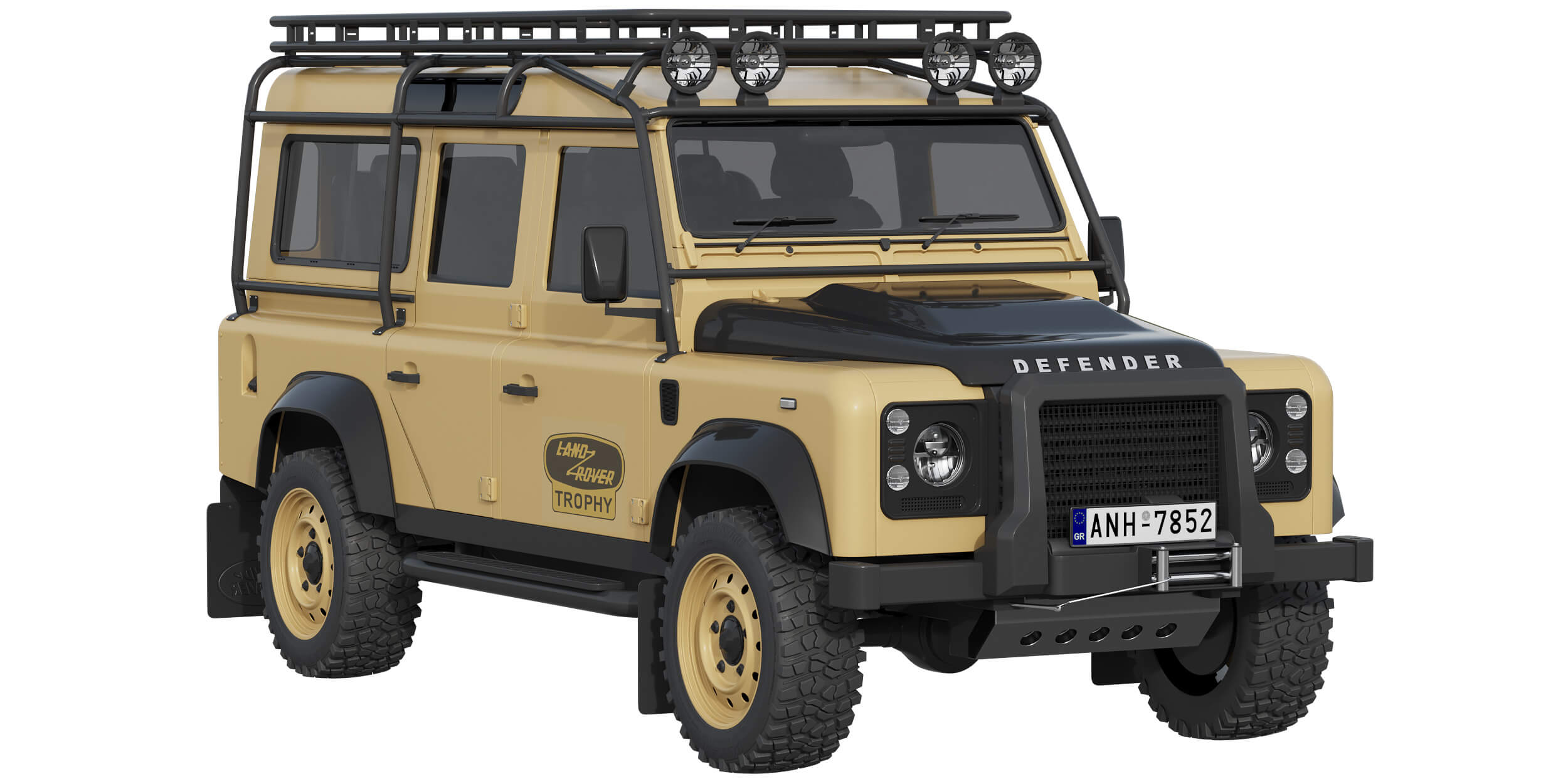 Land Rover Defender Works V8 Trophy - 3D Model by zifir3d