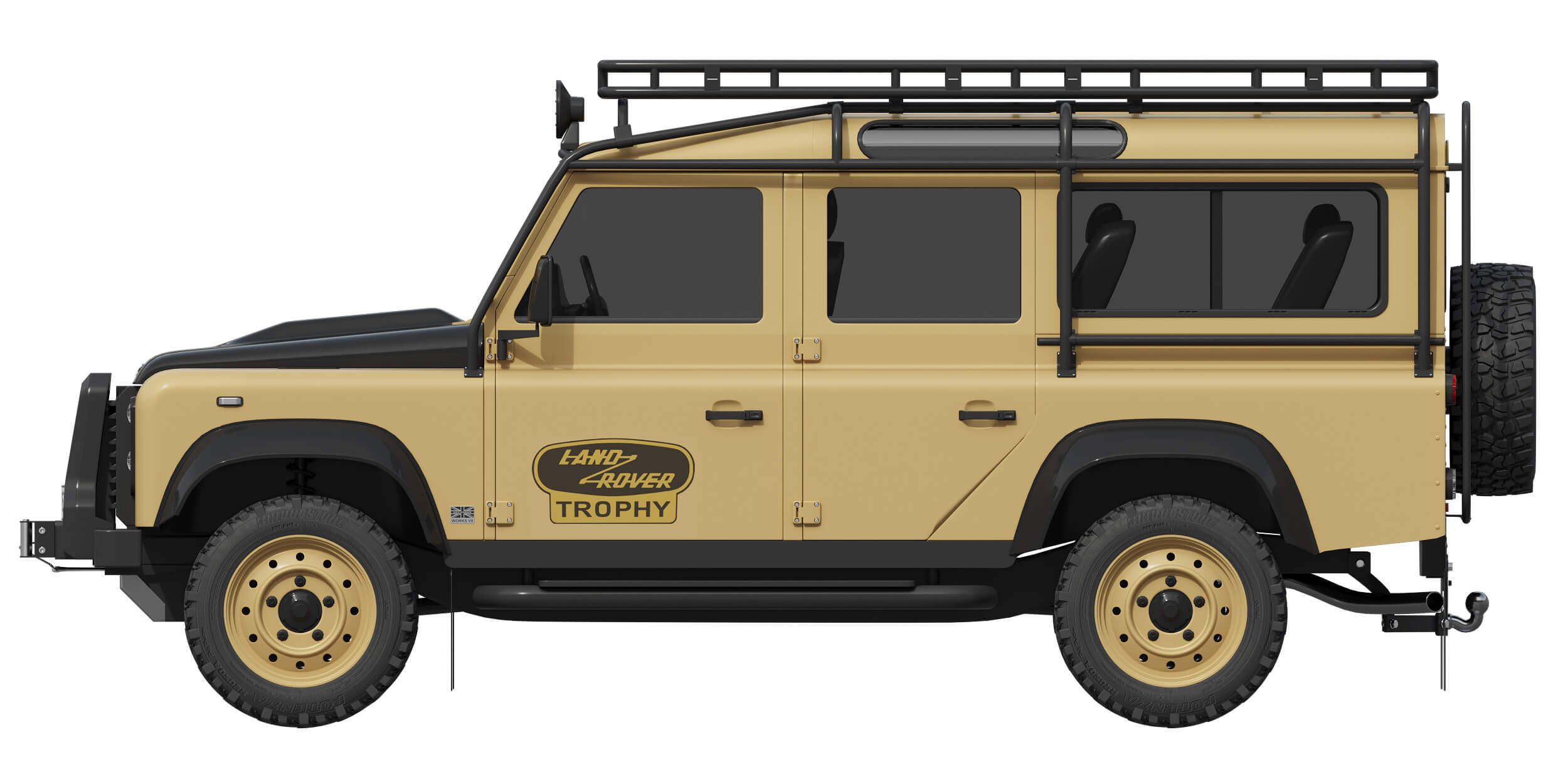 Land Rover Defender Works V8 Trophy - 3D Model by zifir3d