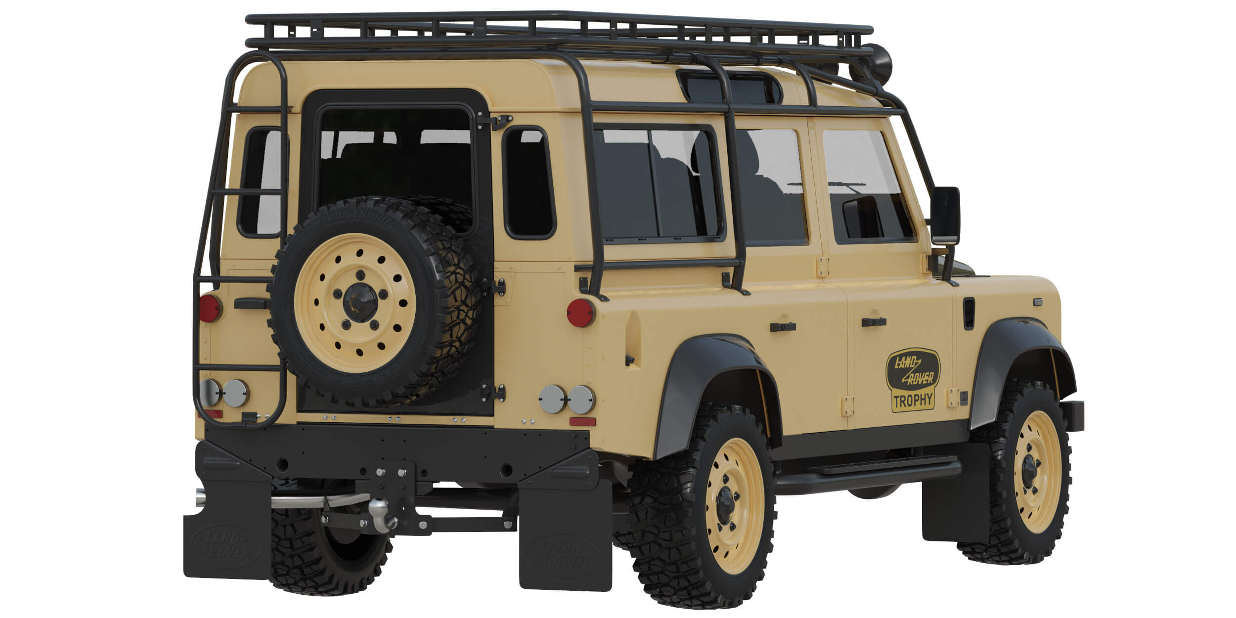 Land Rover Defender Works V8 Trophy - 3D Model by zifir3d