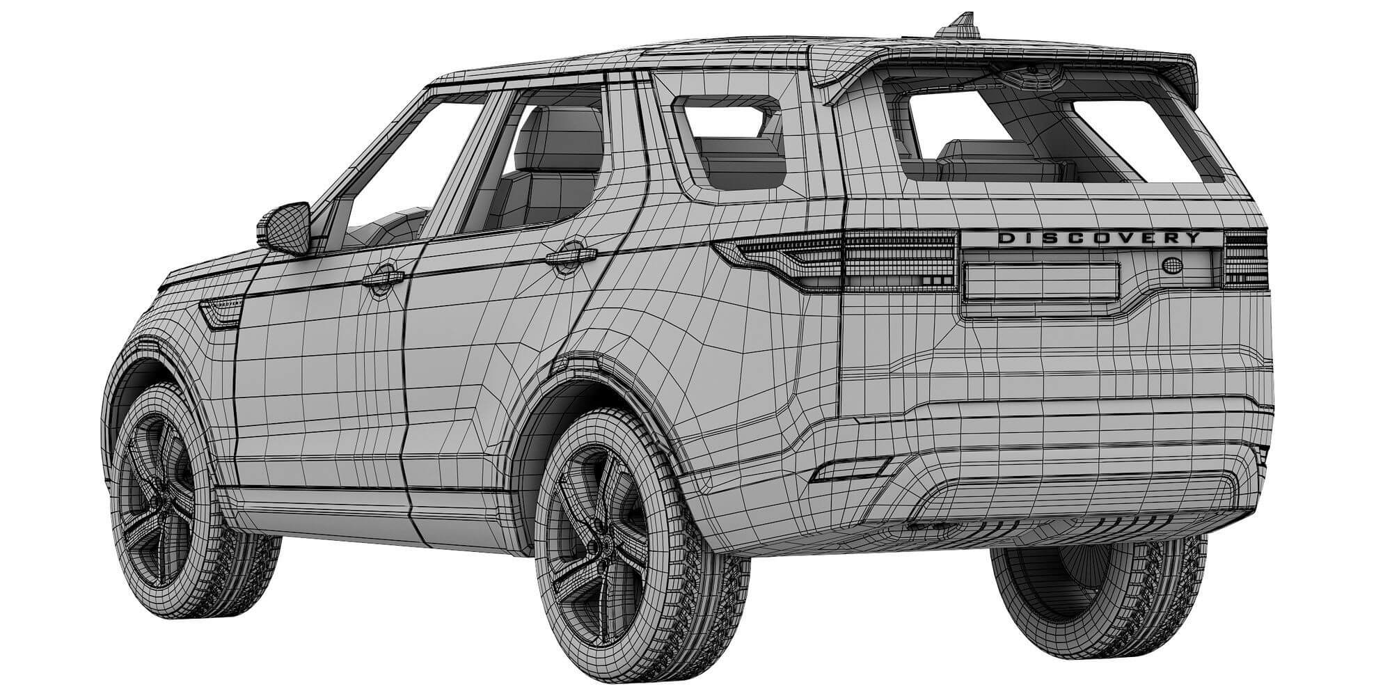 Land Rover Discovery R-Dynamic 3D Model by zifir3d