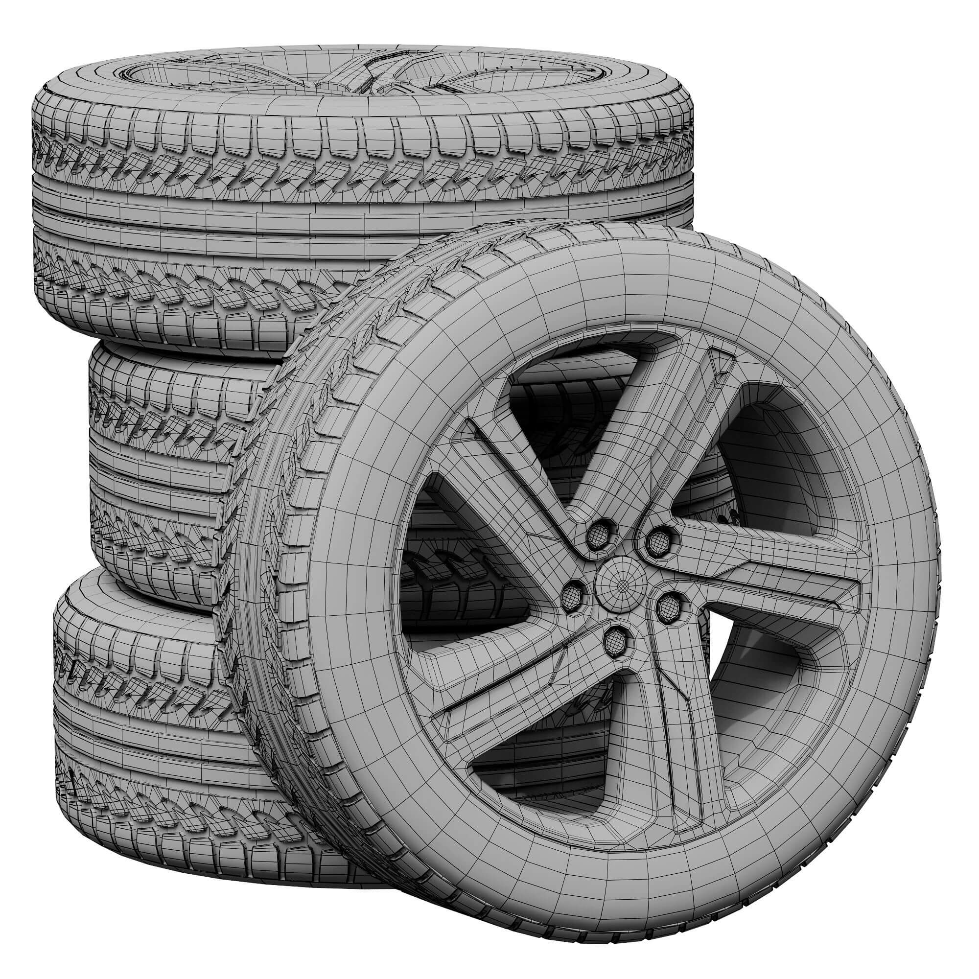 Land Rover Tires - 3D Model by zifir3d