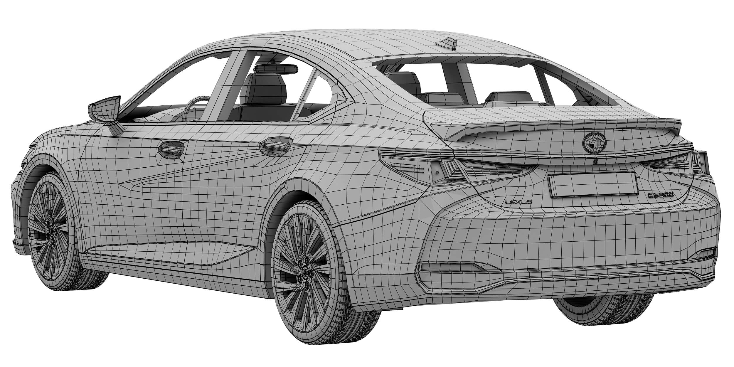 Lexus ES 2022 - 3D Model by zifir3d