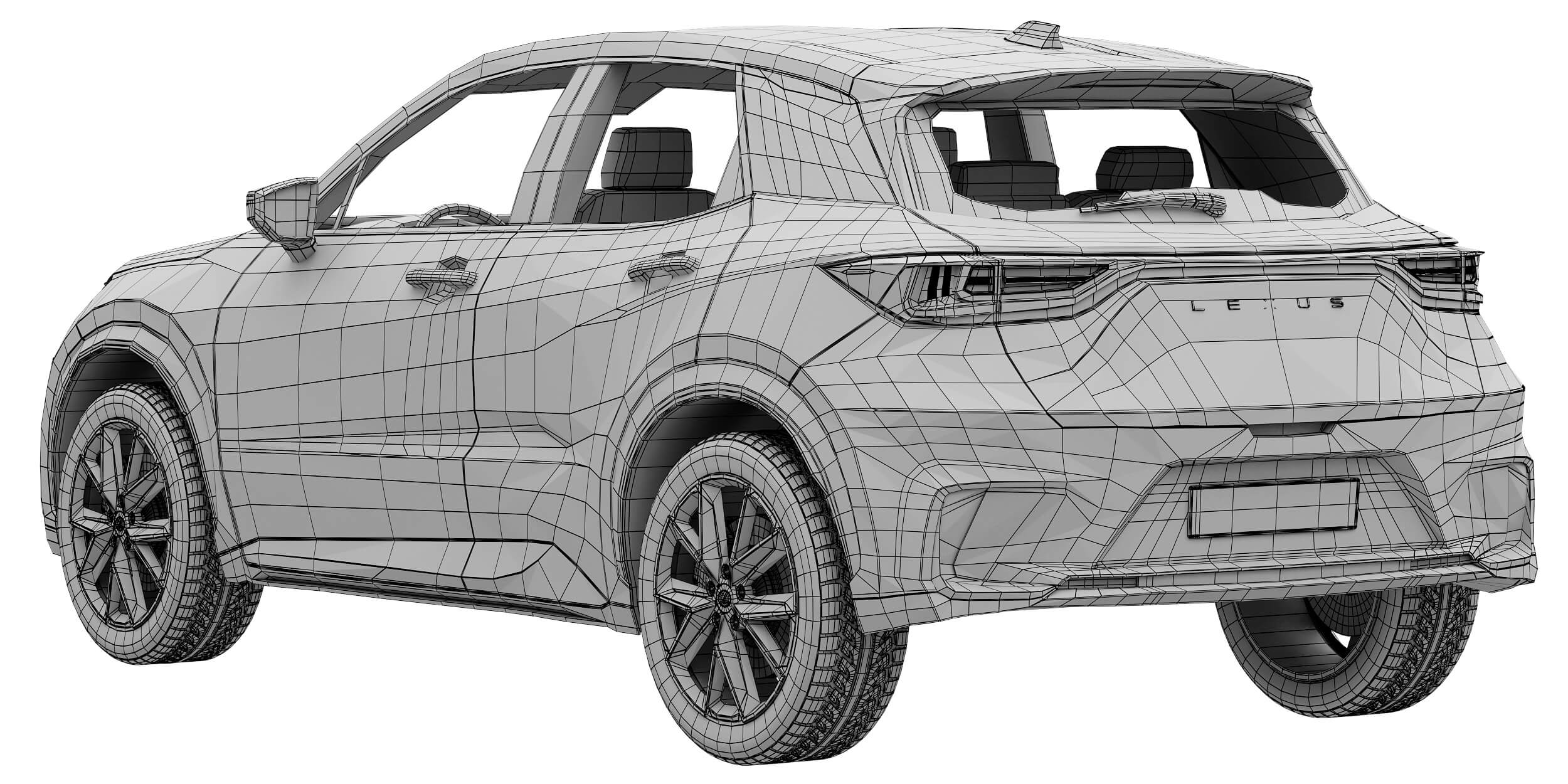 Lexus LBX - 3D Model by zifir3d