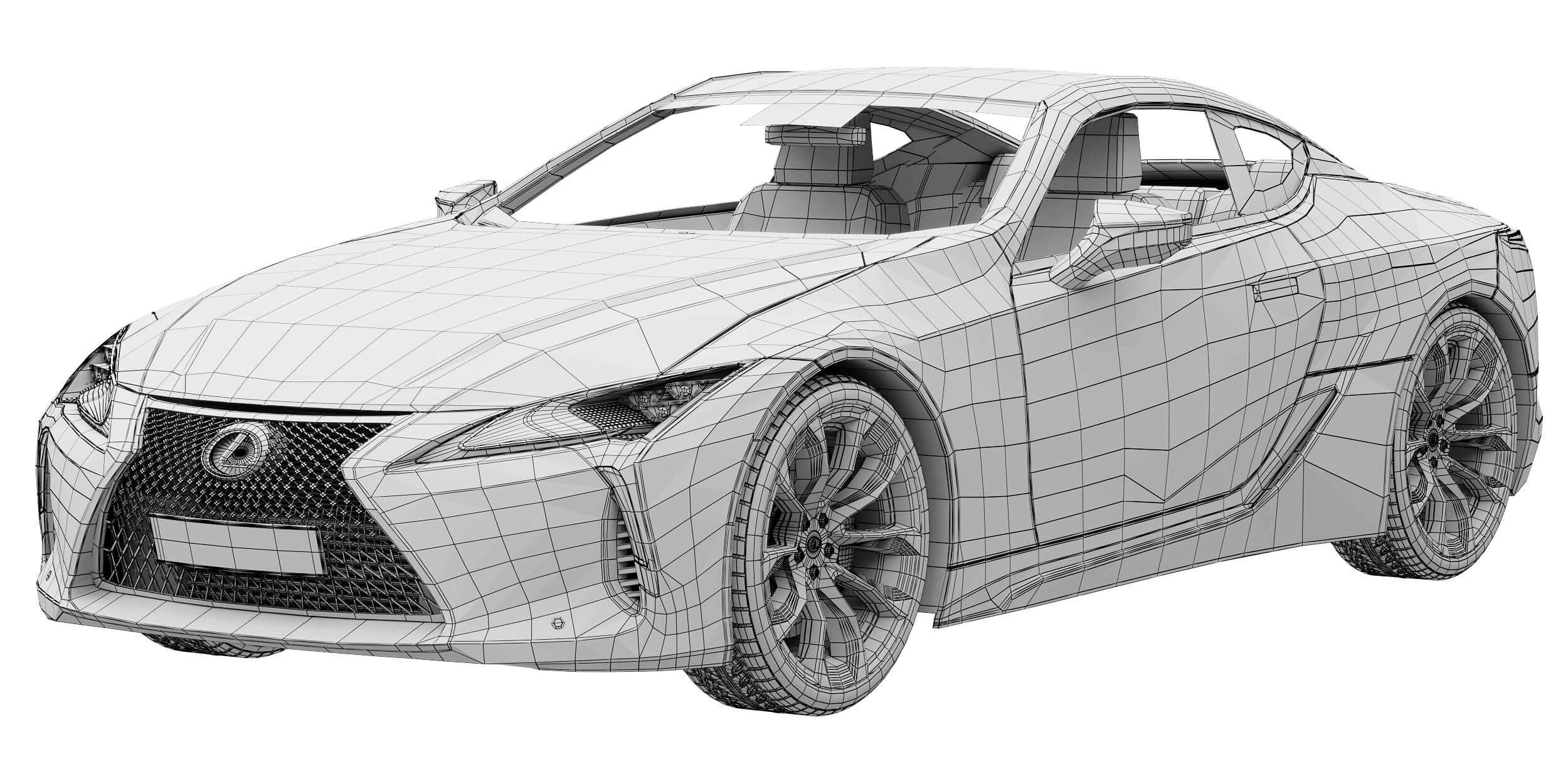 Lexus LC - 3D Model by zifir3d