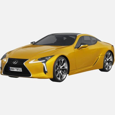 Lexus LC - 3D Model by zifir3d