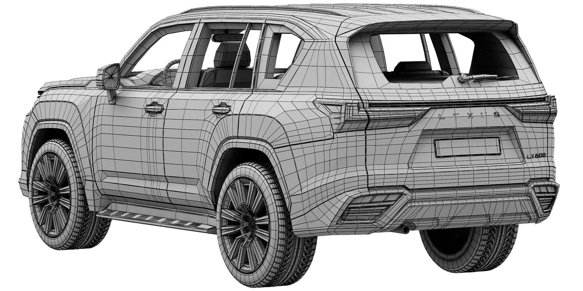 Lexus LX600 - 3D Model by zifir3d
